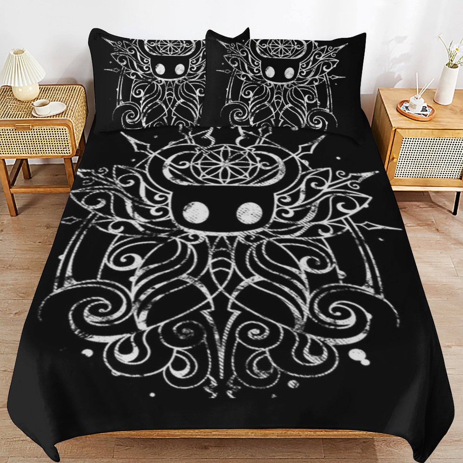 Hollow Knight Duvet Cover 3 Piece Bedding Set,Teen Comforter Cover Set ...