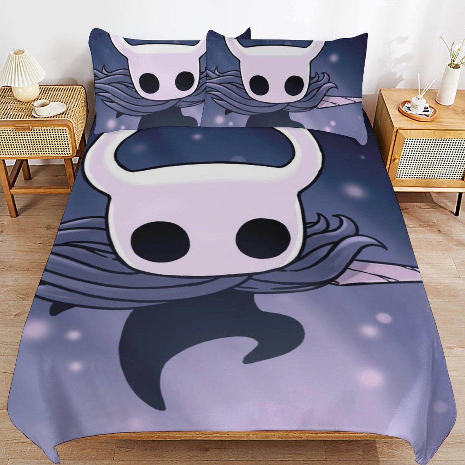 Hollow Knight Duvet Cover 3 Piece Bedding Set,Teen Comforter Cover Set ...