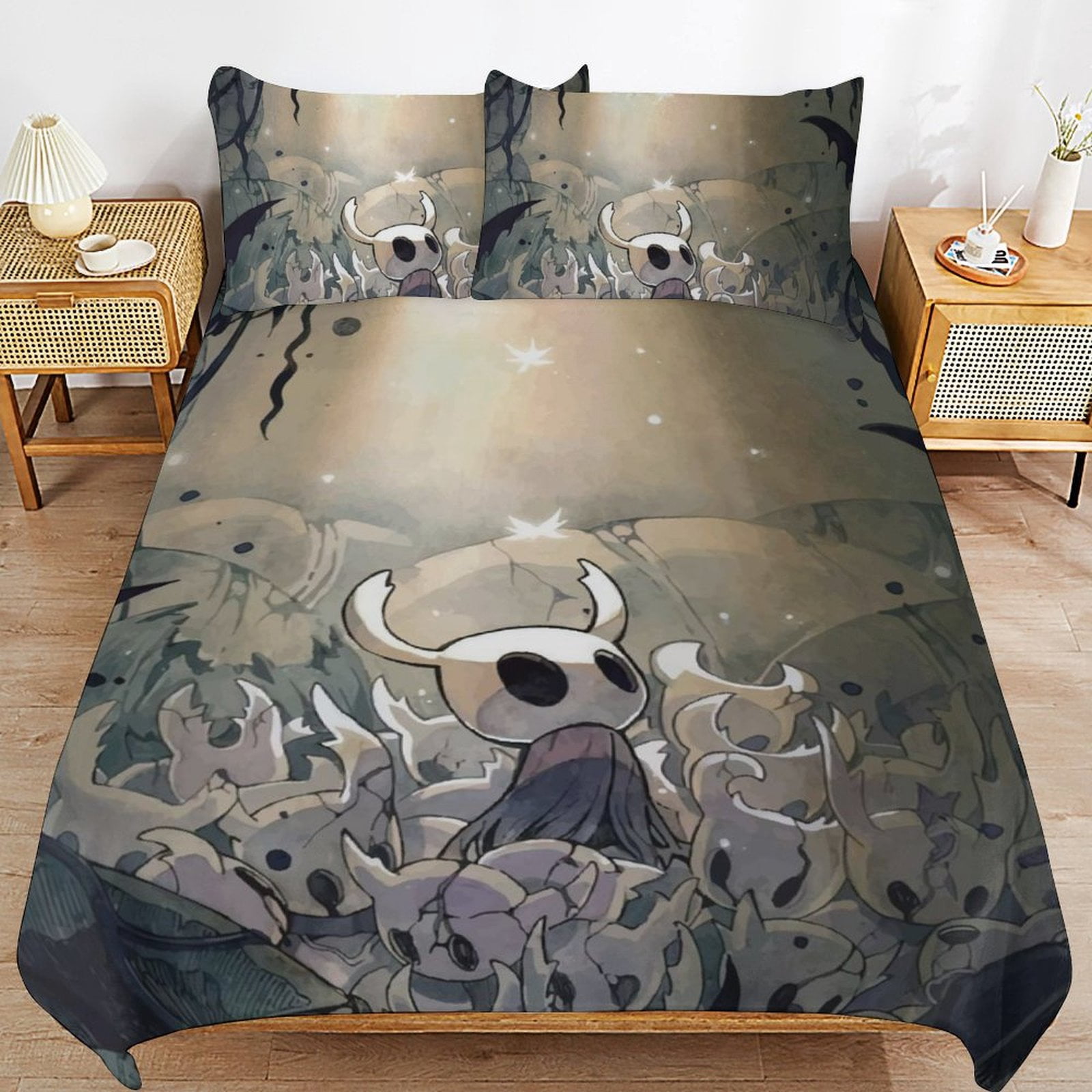Hollow Knight Duvet Cover 3 Piece Bedding Set,Teen Comforter Cover Set ...