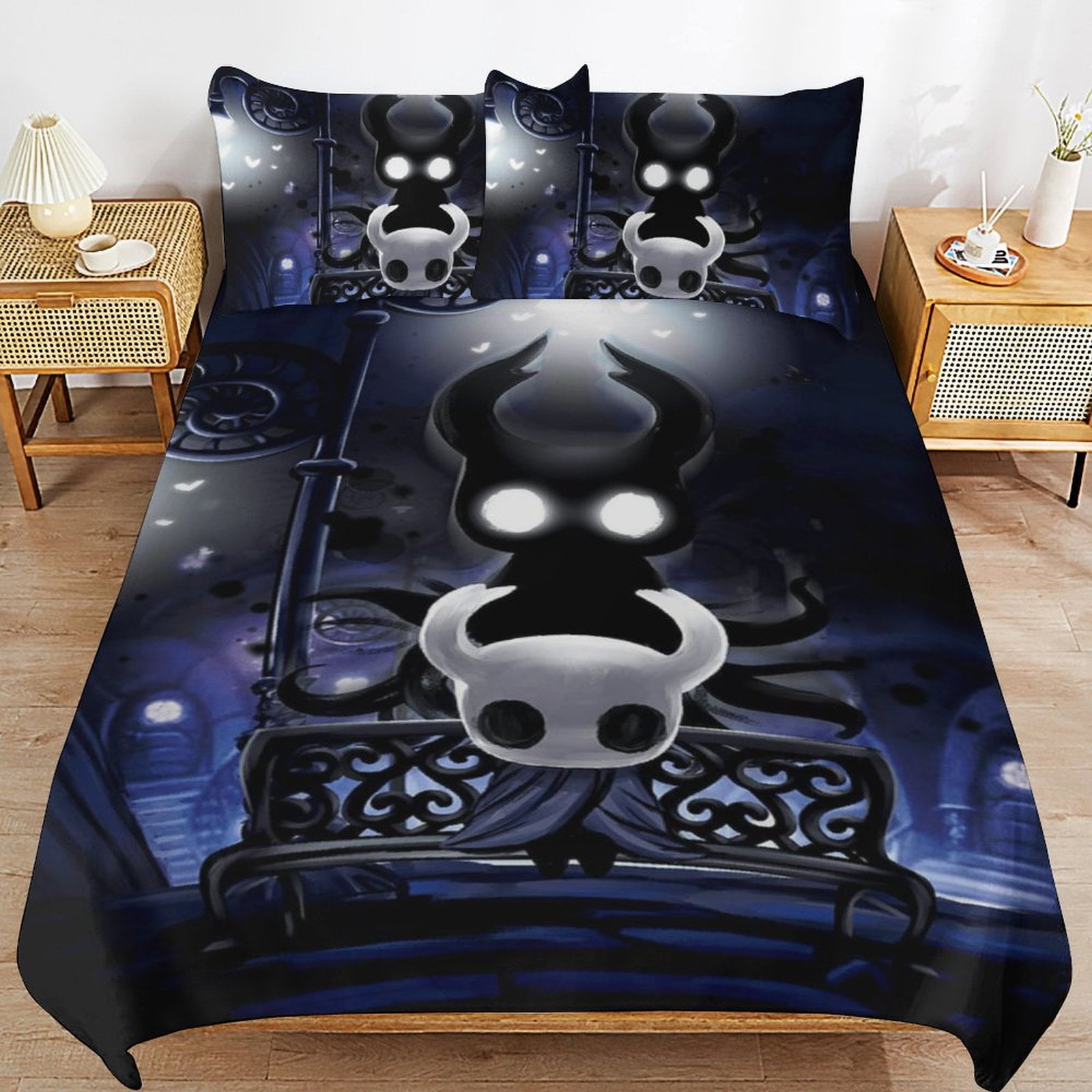 Hollow Knight Duvet Cover 3 Piece Bedding Set,Teen Comforter Cover Set ...