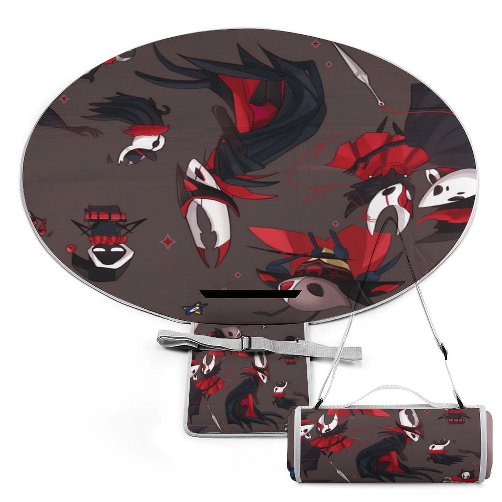 Hollow Knight Fight Round Picnic Mat Summer Beach Blanket Crawling Mat ...