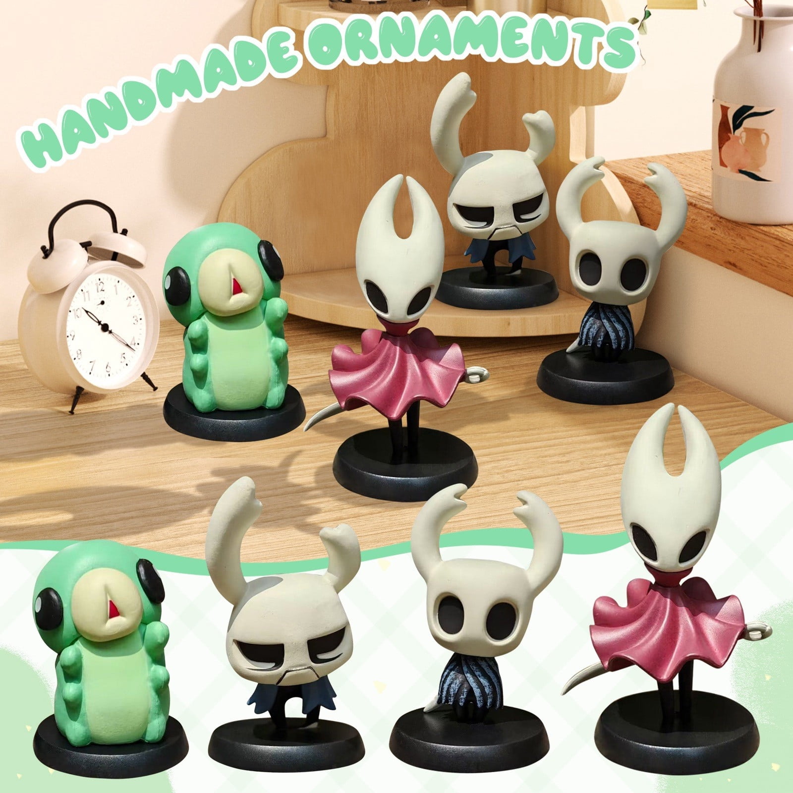 Hollow-Knight Game Character Statue, Small Figures, Action Figures ...