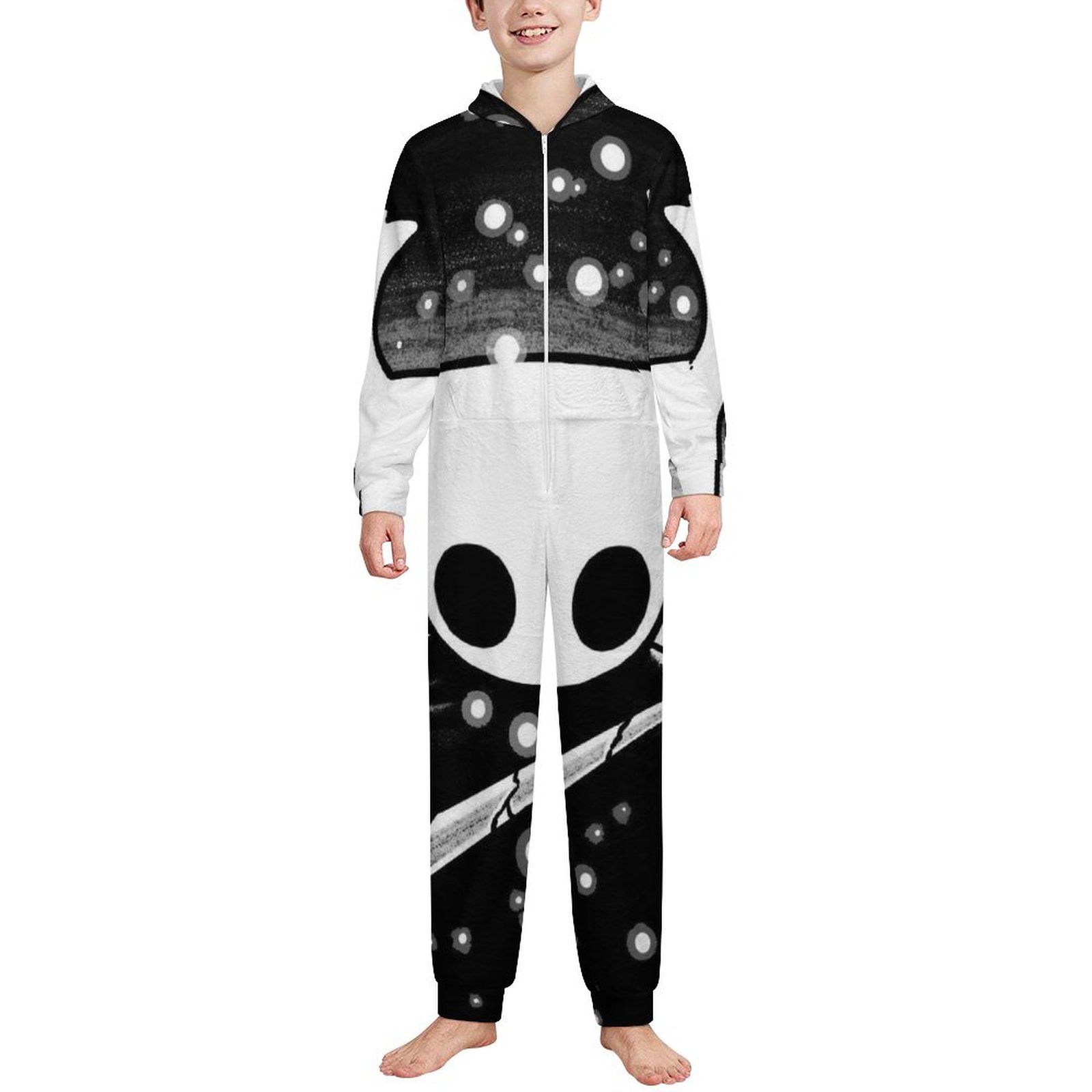 Hollow Knight Kids Hooded Union Suit Pajama Onesie Blanket Sleeper for ...