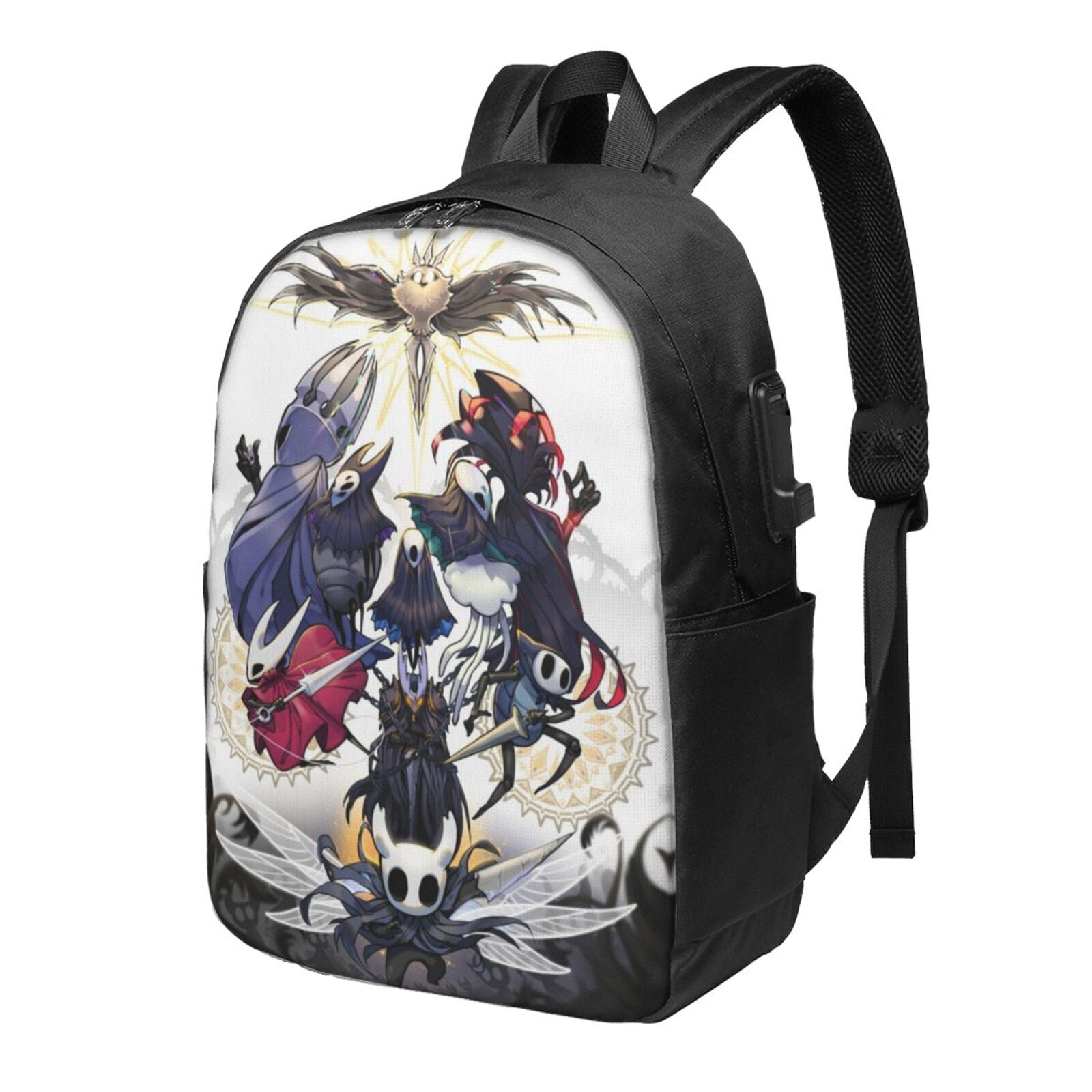 Hollow Knight Laptop Backpack With Usb Charging Port 17 Inch Daypack ...