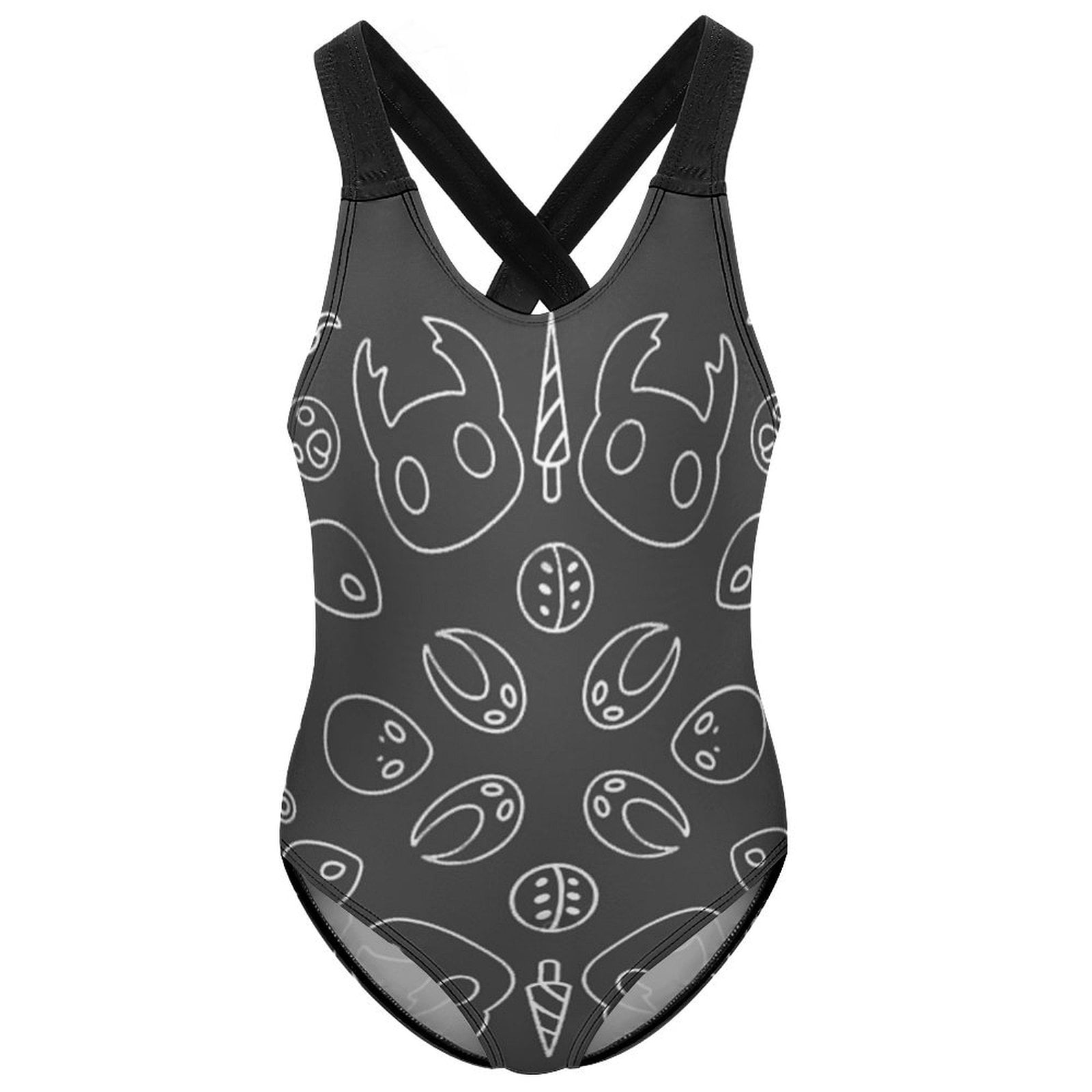 Hollow Knight Logo Children's One-piece Swimsuit Summer Girl's Swimming ...