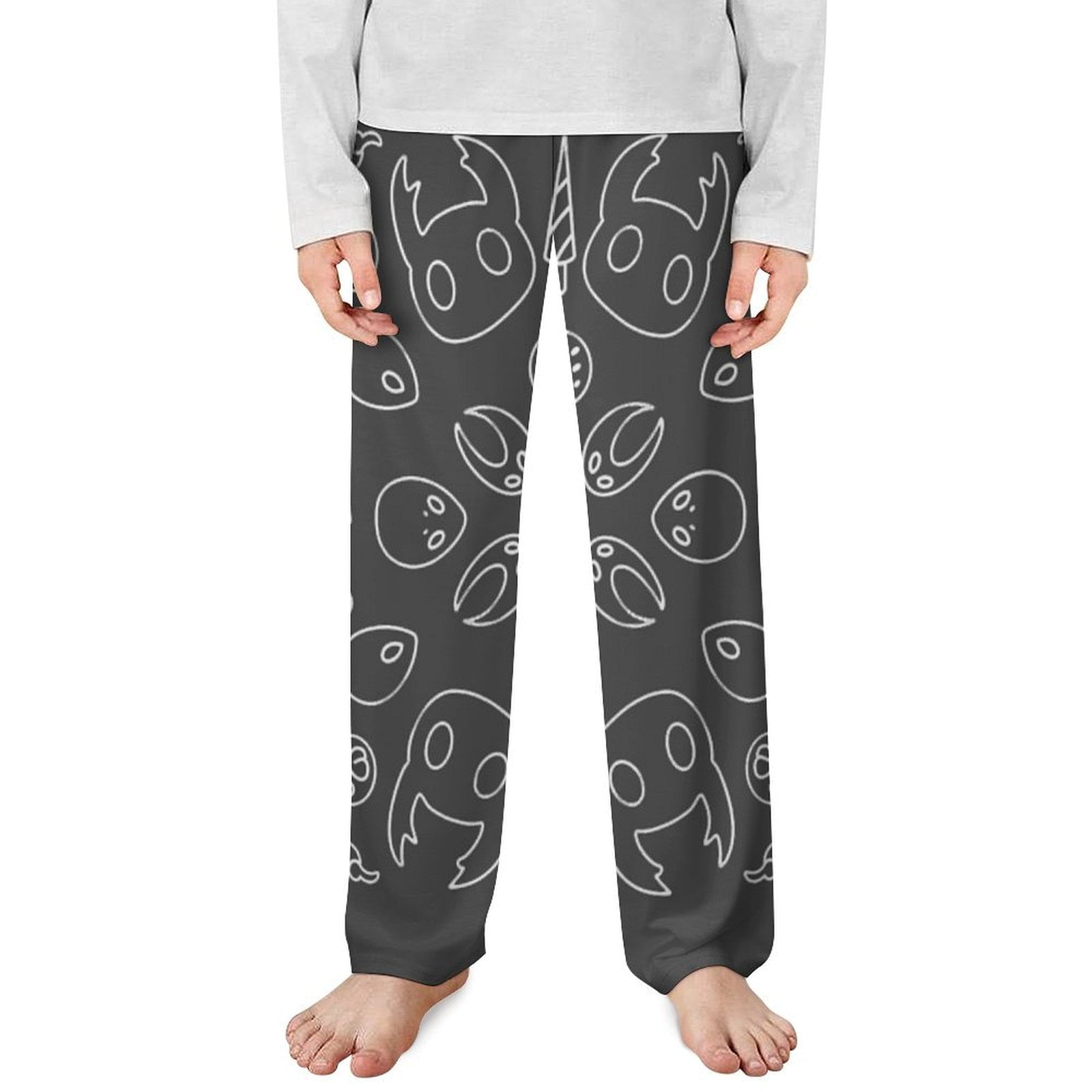 Hollow Knight Logo Children's Pajamas Cozy Lounge Straight Leg Sleeping ...