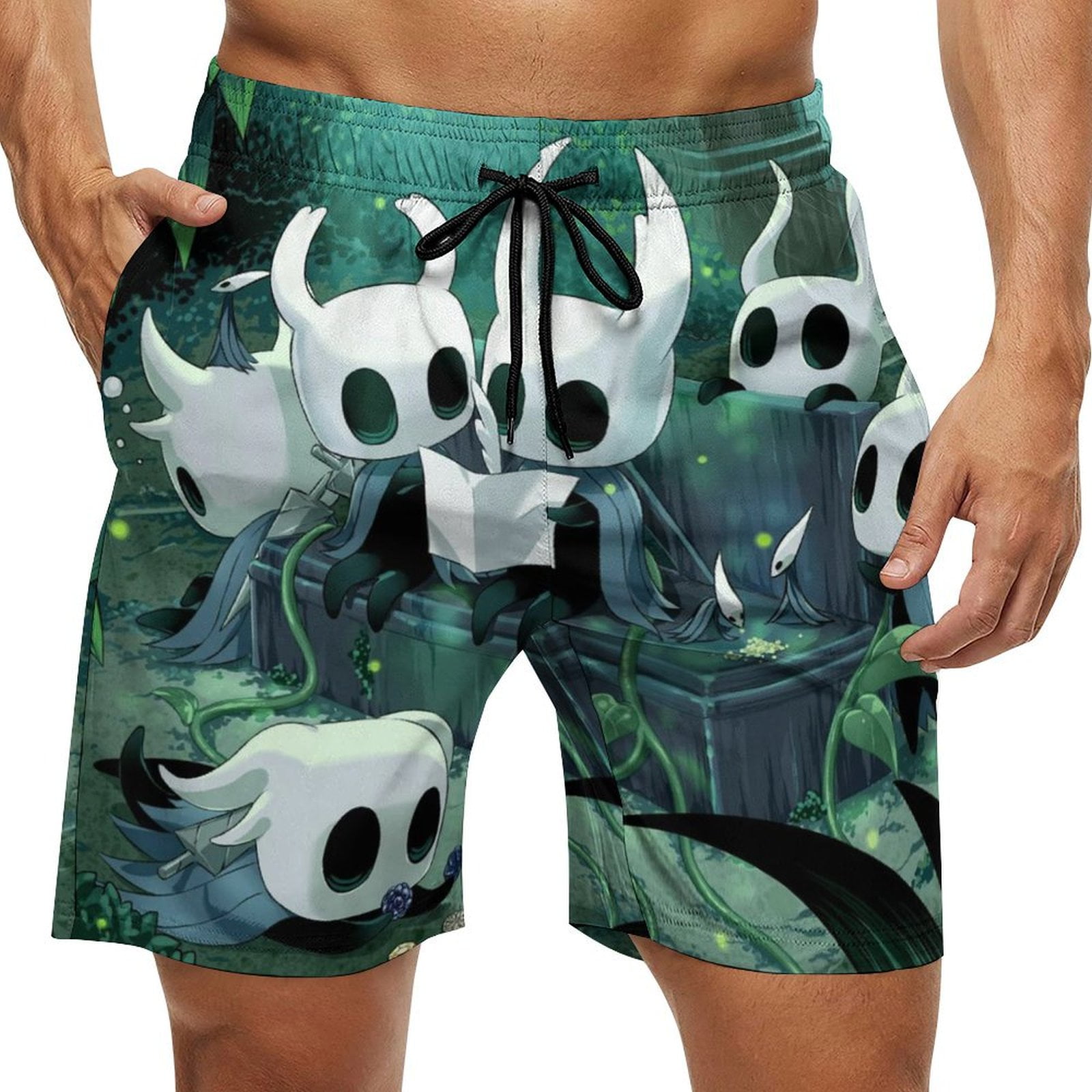 Hollow Knight Mens Board Shorts Quick Dry Swim Trunk Lightweight Soft ...