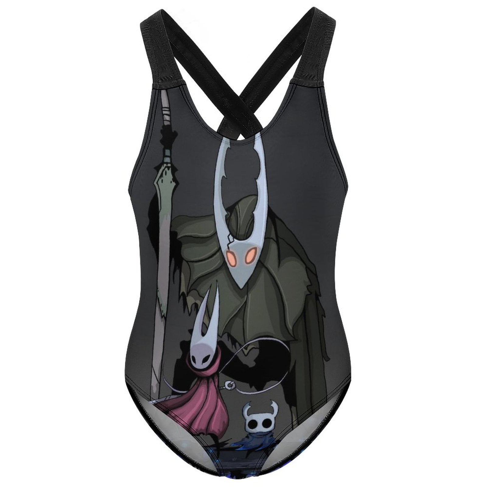 Hollow Knight Nail Children's One-piece Swimsuit Summer Girl's Swimming ...