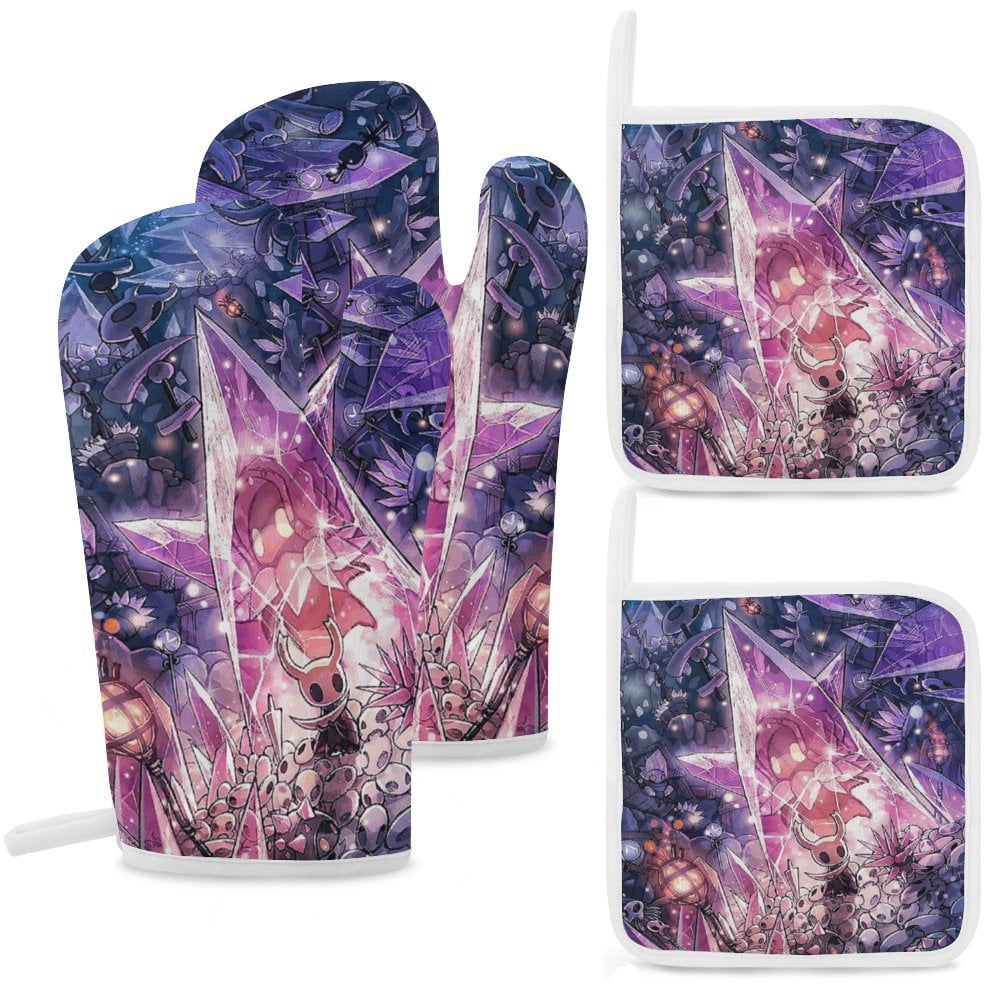 Hollow Knight Oven Mitts And Pot Holders Set 4 Pcs, Heat Resistant Oven ...