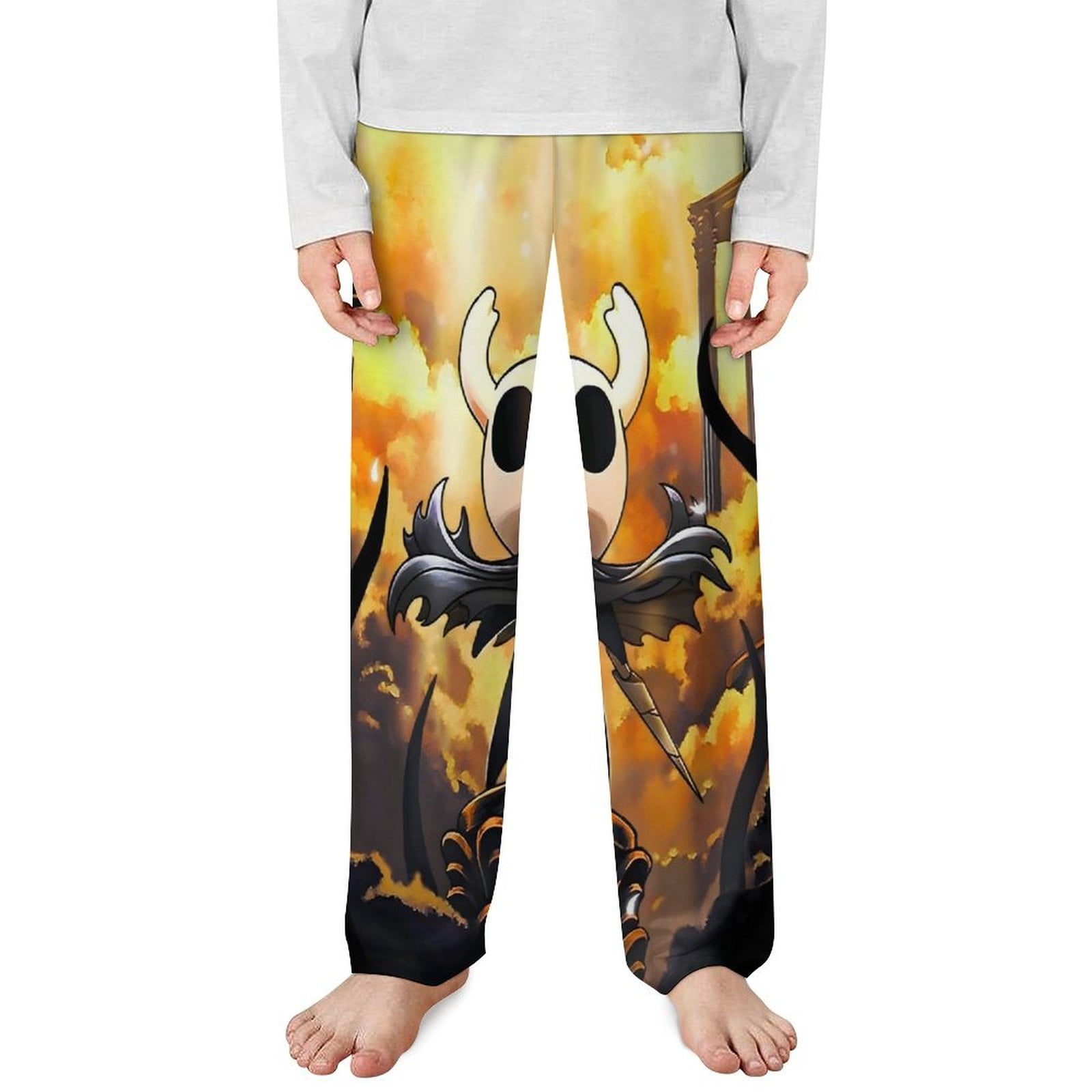 Hollow Knight Pajamas Bottom Cartoon PJS Pants Sleepwear for Boys Girls ...