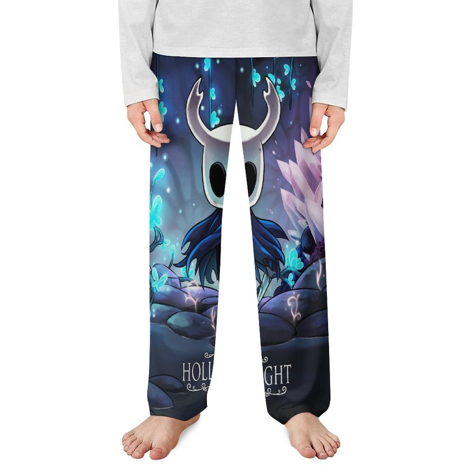 Hollow Knight Pajamas Bottom Cartoon PJS Pants Sleepwear for Boys Girls ...