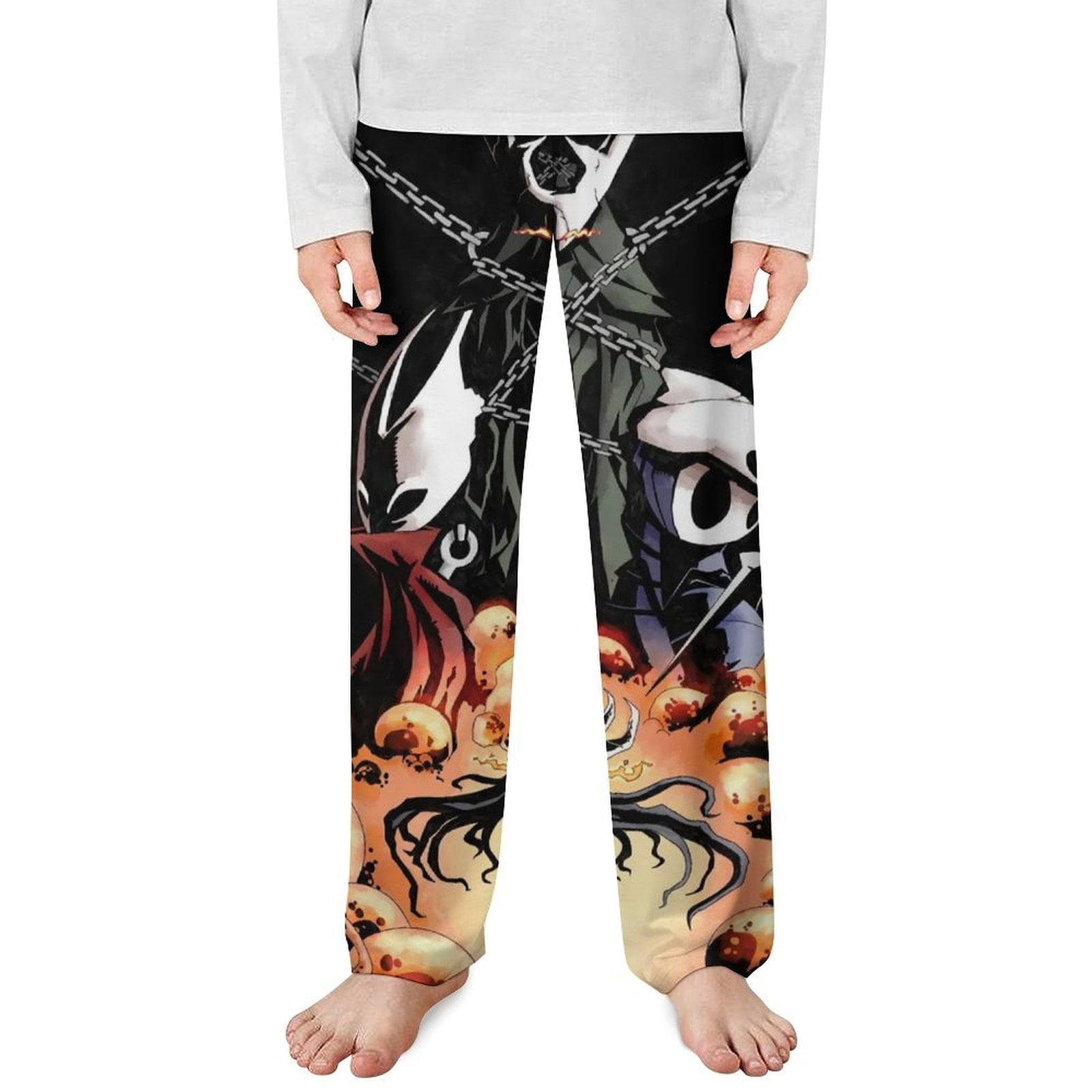 Hollow Knight Pajamas Bottom Cartoon PJS Pants Sleepwear for Boys Girls ...