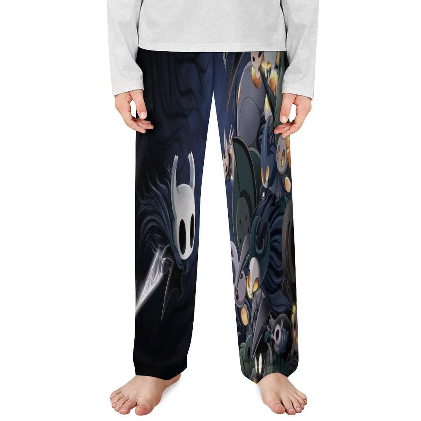 Hollow Knight Pajamas Bottom Cartoon PJS Pants Sleepwear for Boys Girls ...
