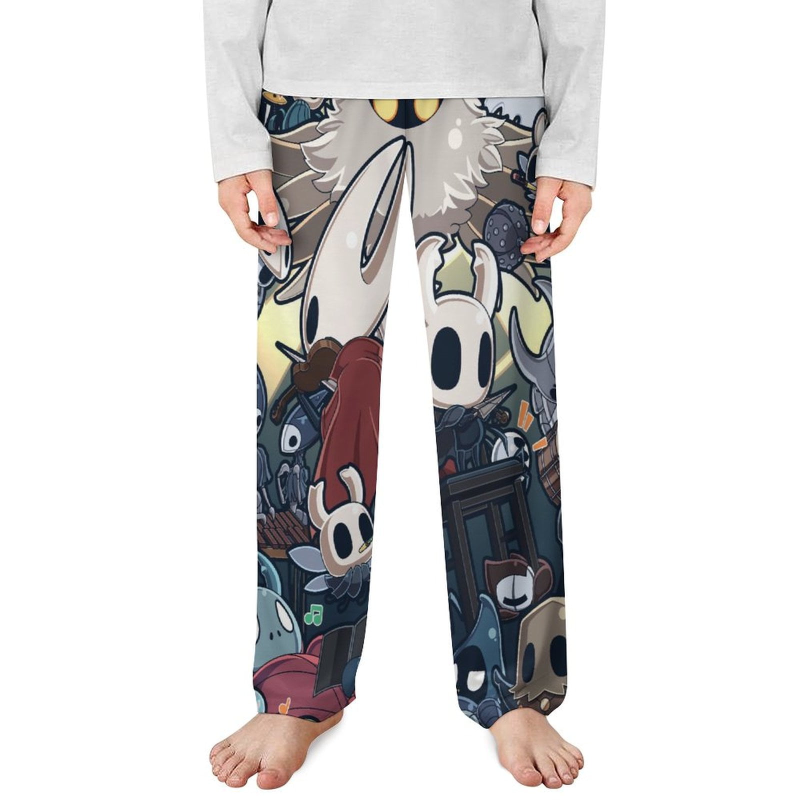 Hollow Knight Pajamas Bottom Cartoon PJS Pants Sleepwear for Boys Girls ...