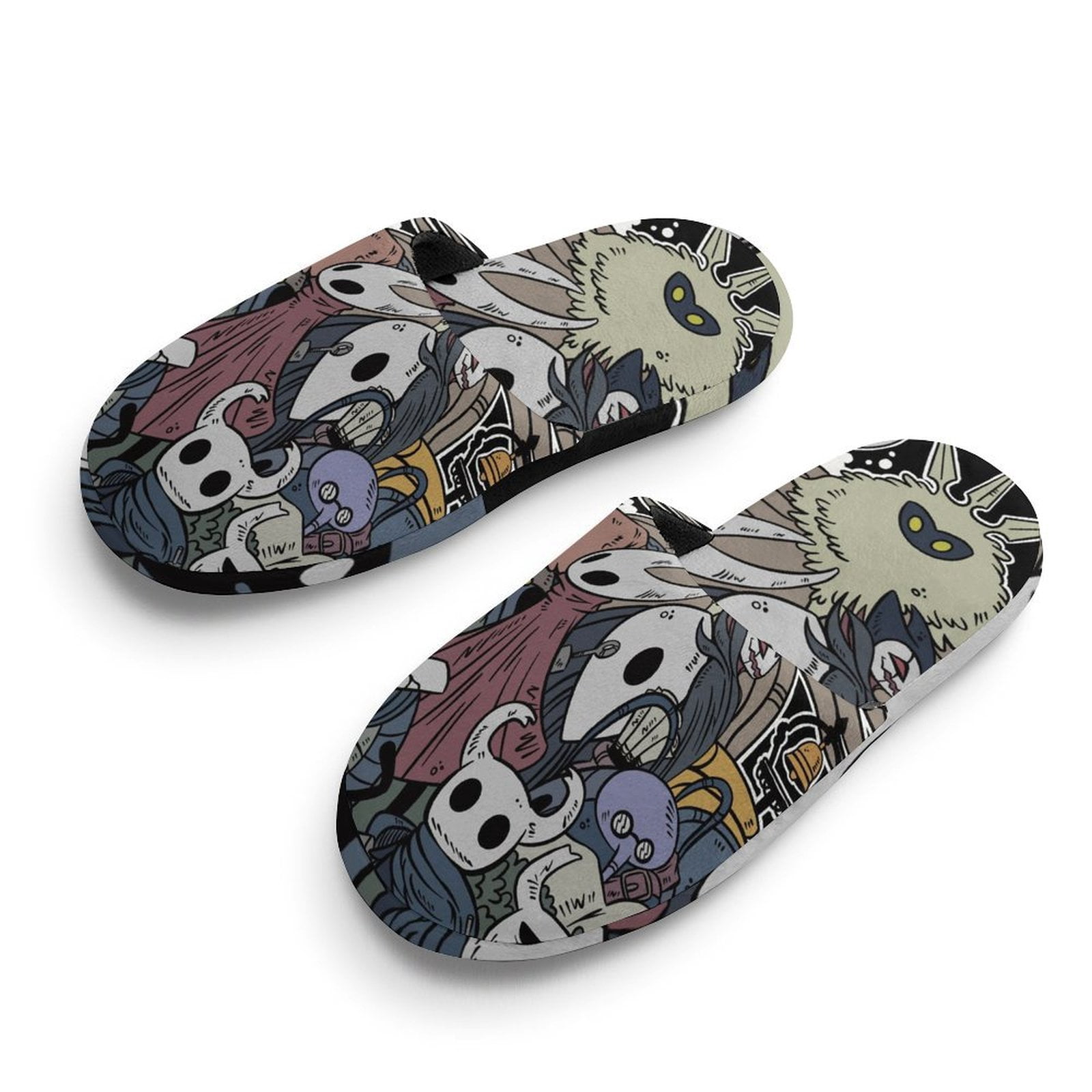 Hollow Knight Poster Kid's Cotton Slippers Flannel Plush Soft Fluffy ...