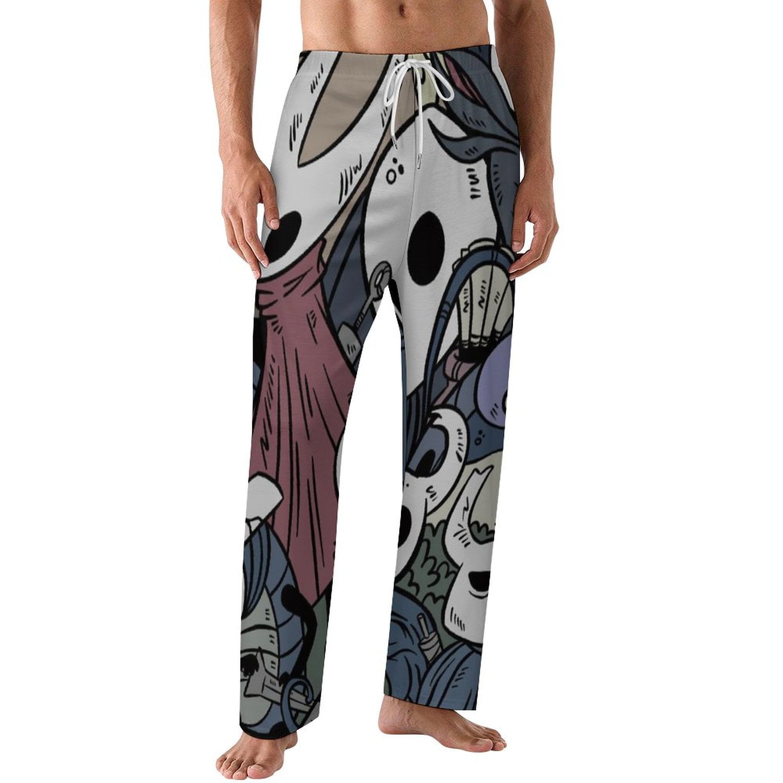 Hollow Knight Poster Mens Pajama Pants Cozy Soft Lounge Sleep Pajamas ...