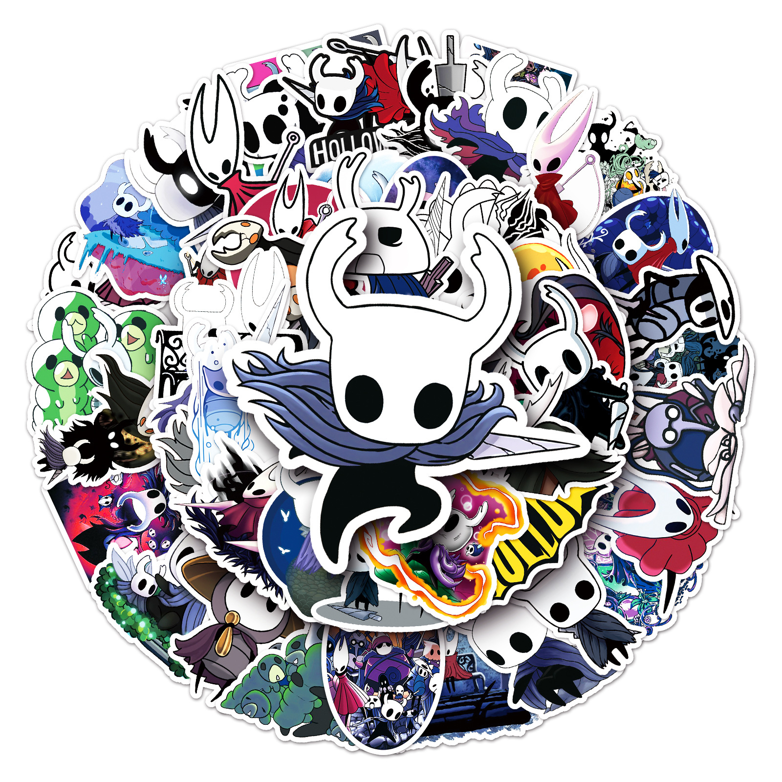 Hollow-Knight: Silksong 50 Pieces Graffit Stickers To Decorate Laptop ...