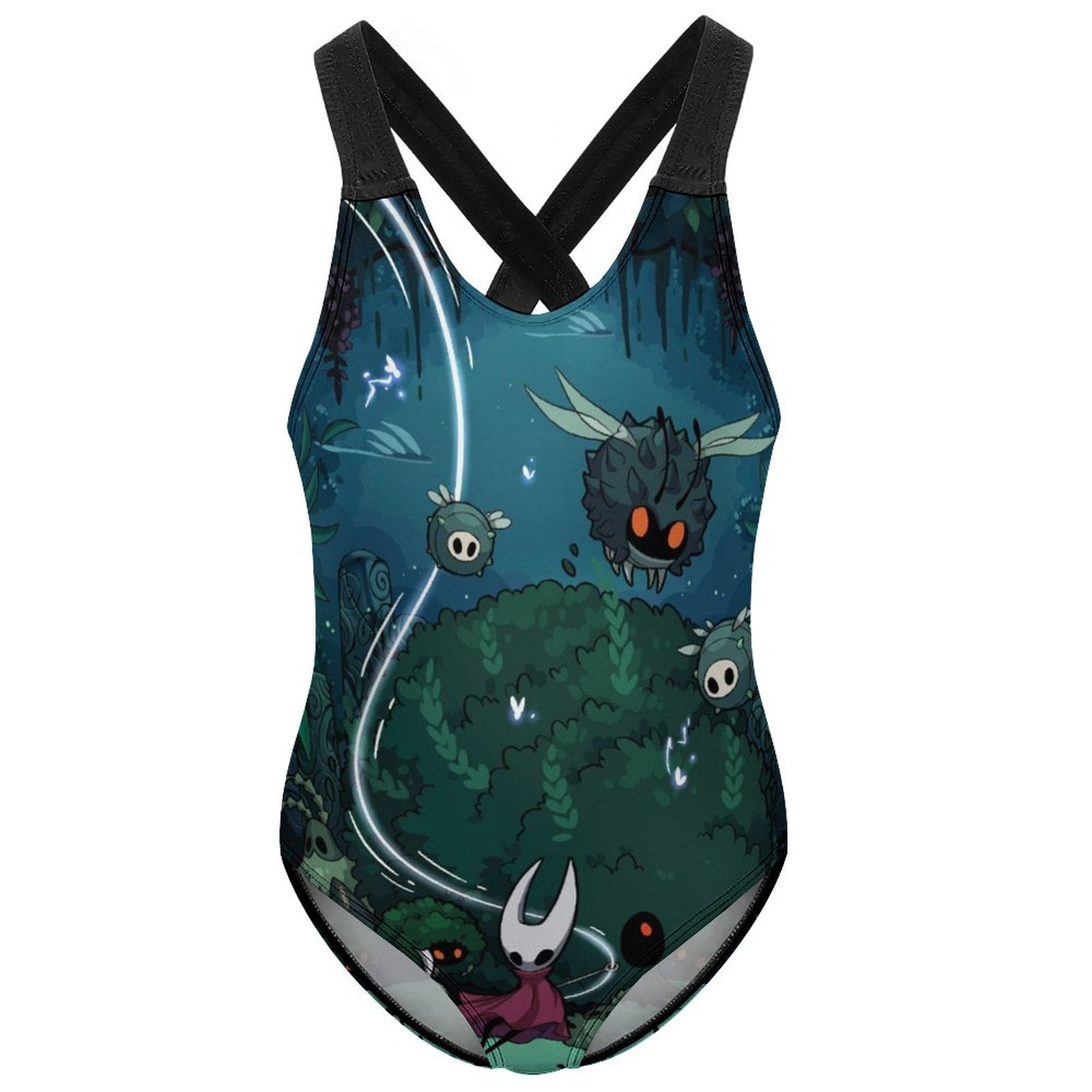 Hollow Knight Silksong Children's One-piece Swimsuit Summer Girl's ...