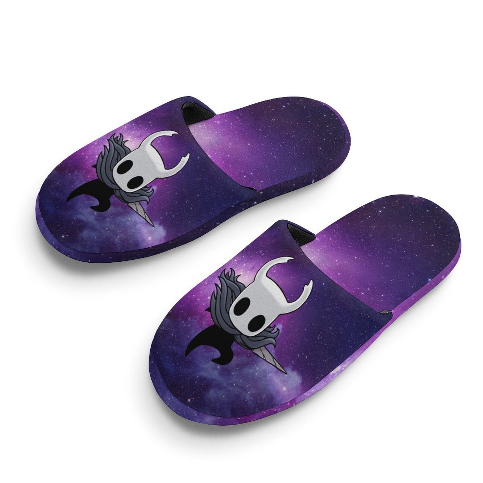 Hollow Knight Silksong Kid's Cotton Slippers Flannel Plush Soft Fluffy ...