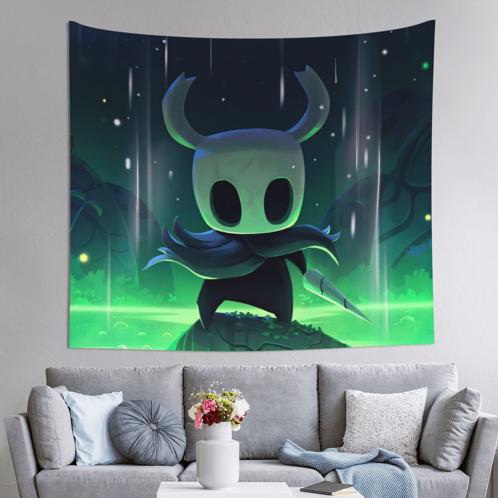 Hollow Knight Tapestry Wall Hanging Wall Art Decor Wall Tapestry For ...