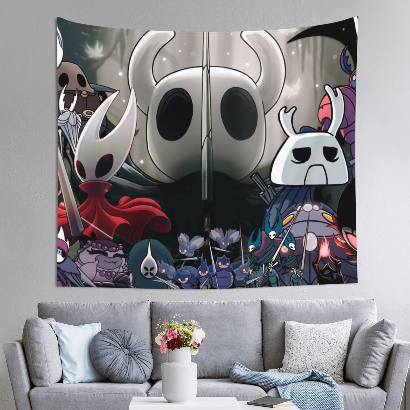 Hollow Knight Tapestry Wall Hanging Wall Art Decor Wall Tapestry For ...