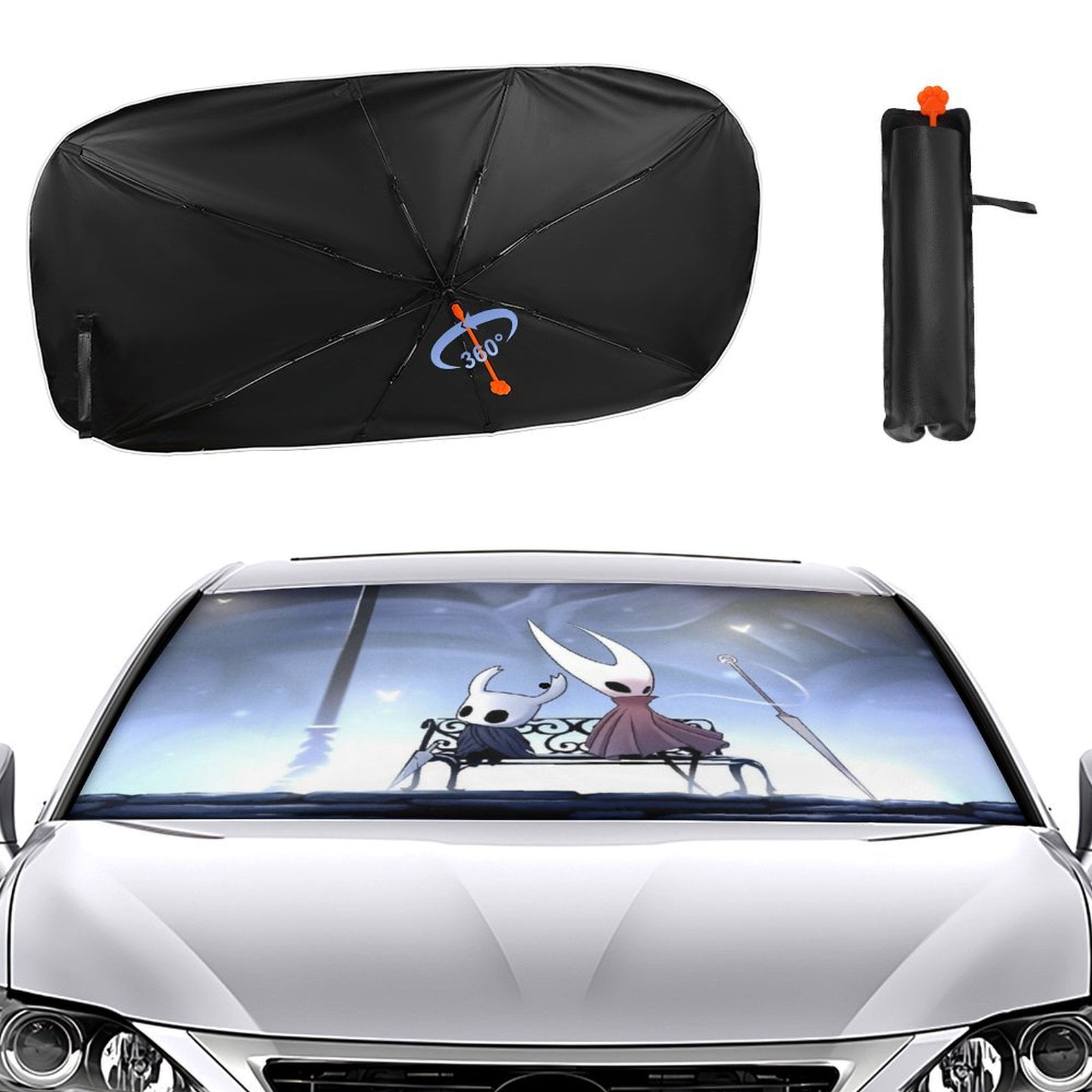 Hollow Knight Windshield Sun Shade Umbrella - Foldable Car Window ...