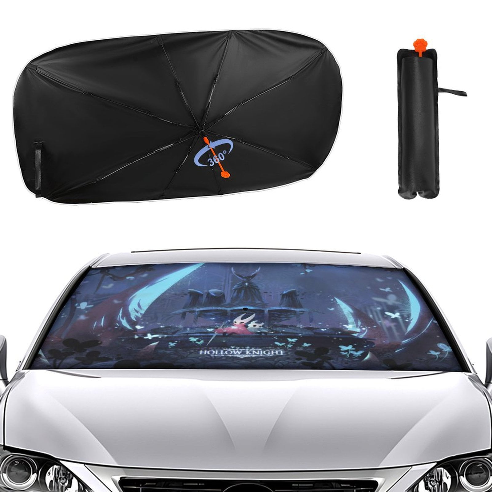 Hollow Knight Windshield Sun Shade Umbrella - Foldable Car Window ...