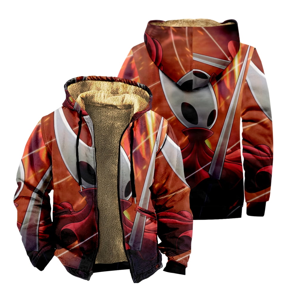 Hollow Knight Zip up Hoodies Streetwear Thick Jackets Unisex Harajuku ...