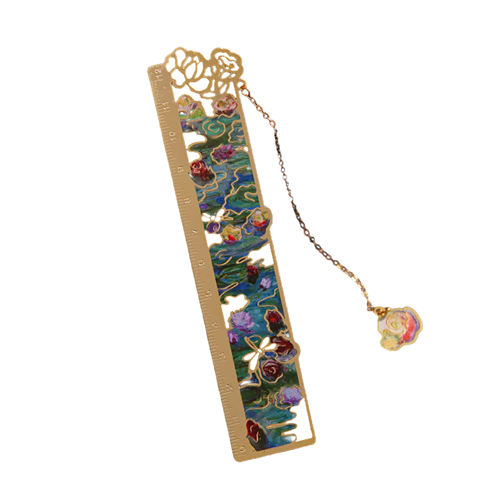 Hollow Metal Bookmarks Book Mark Book Page Marker Pendant Bookmarks ...