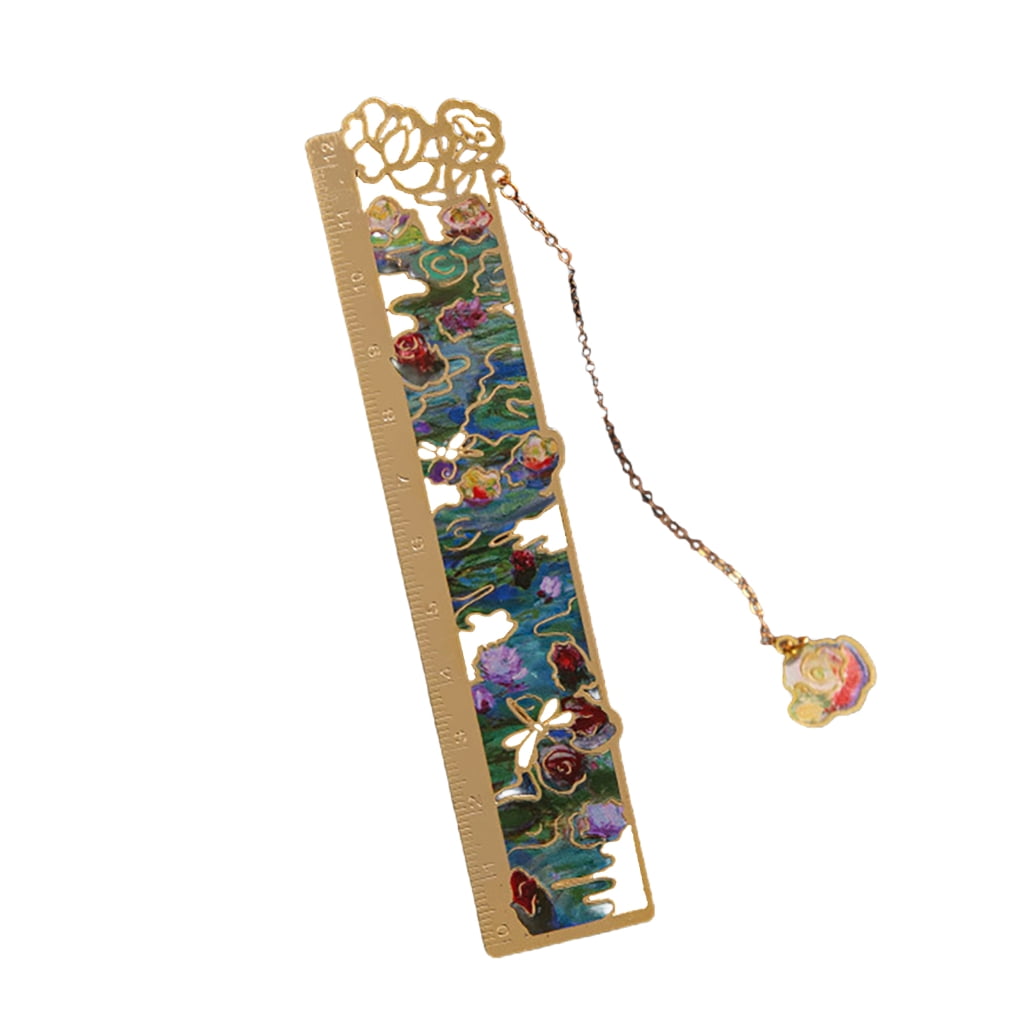 Hollow Metal Bookmarks Book Mark Book Page Marker Pendant Bookmarks ...