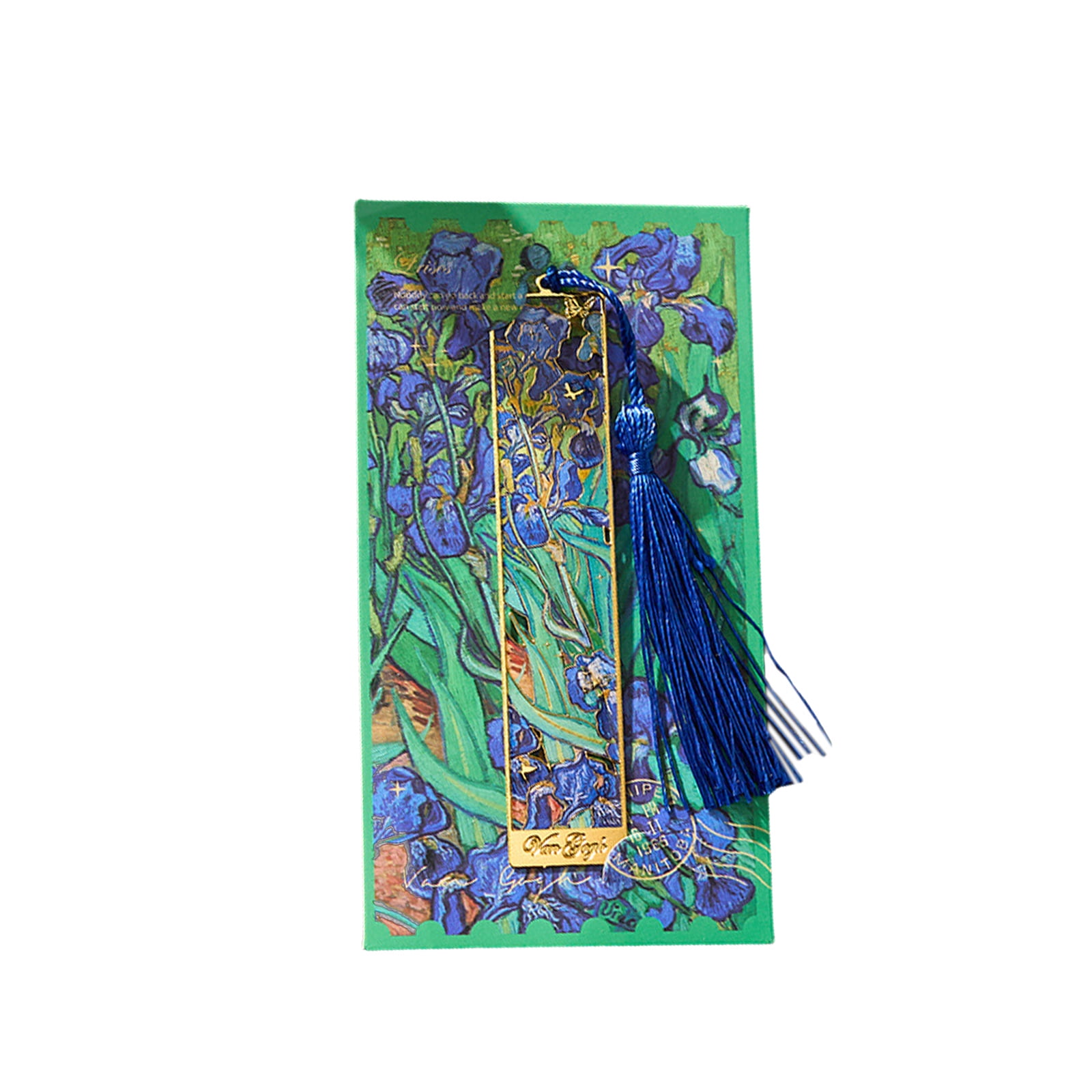 Hollow Metal Bookmarks Book Page Marker Oil Painting Theme Book Marker ...
