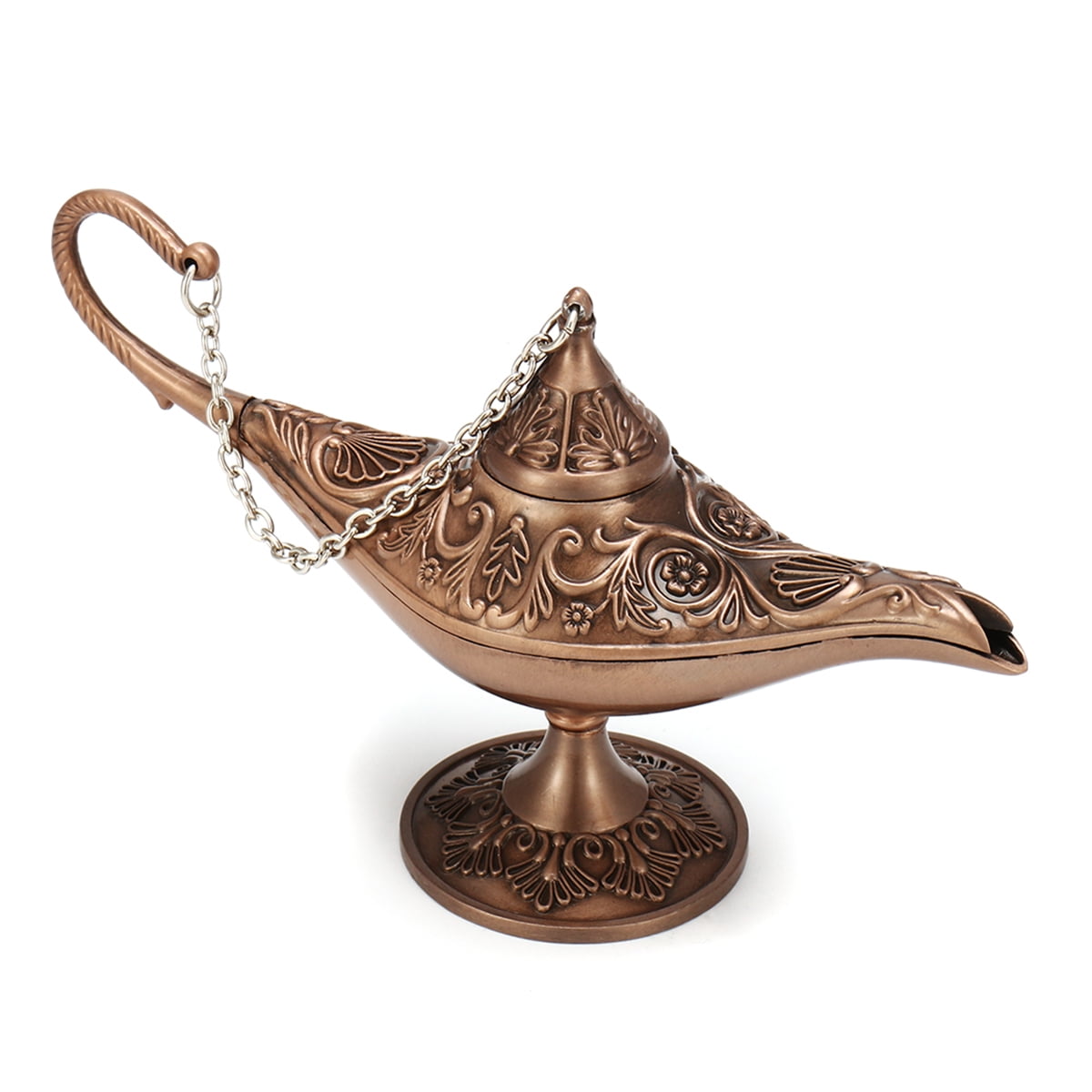 Hollow Metal Carved Legend Lamp Aladdin Magic Light Wishing Pot ...