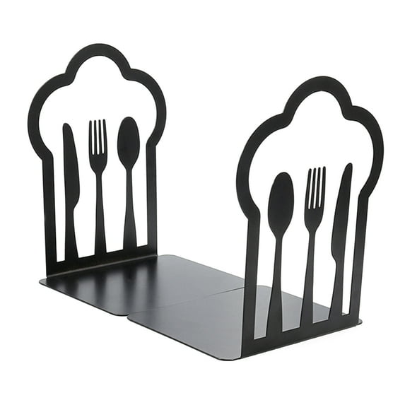 Hollow Out Bookends Metal Bookshelfs for Displaying Books, Music Sheets ...