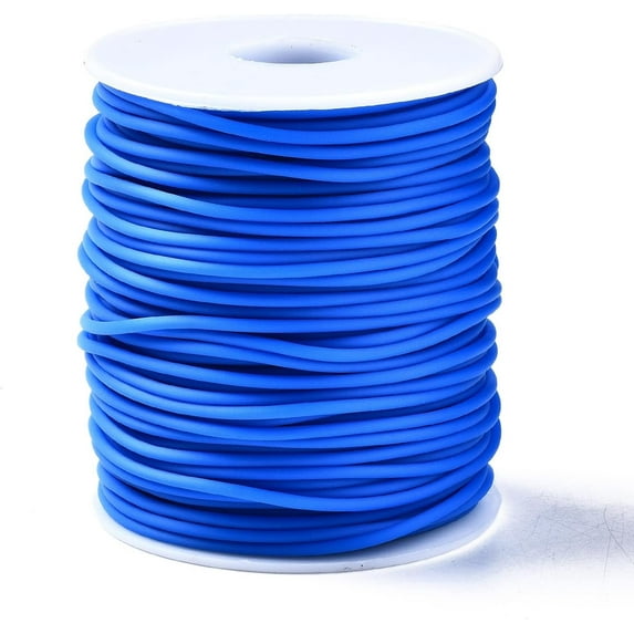 Hollow Pipe PVC Tubular Rubber Cord Wrapped Around White Plastic Spool ...