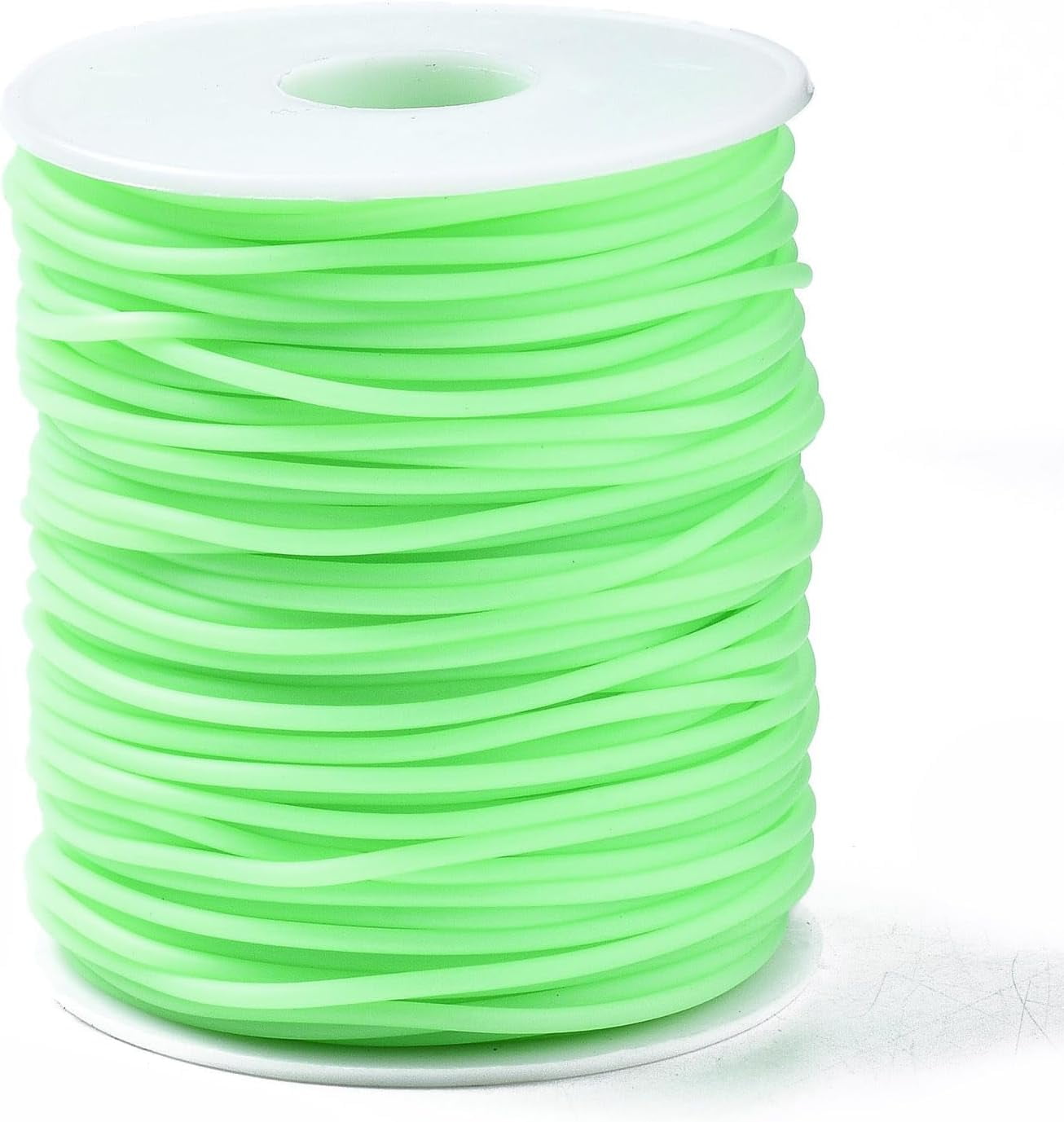 Hollow Pipe PVC Tubular Rubber Cord Wrapped Around White Plastic Spool ...