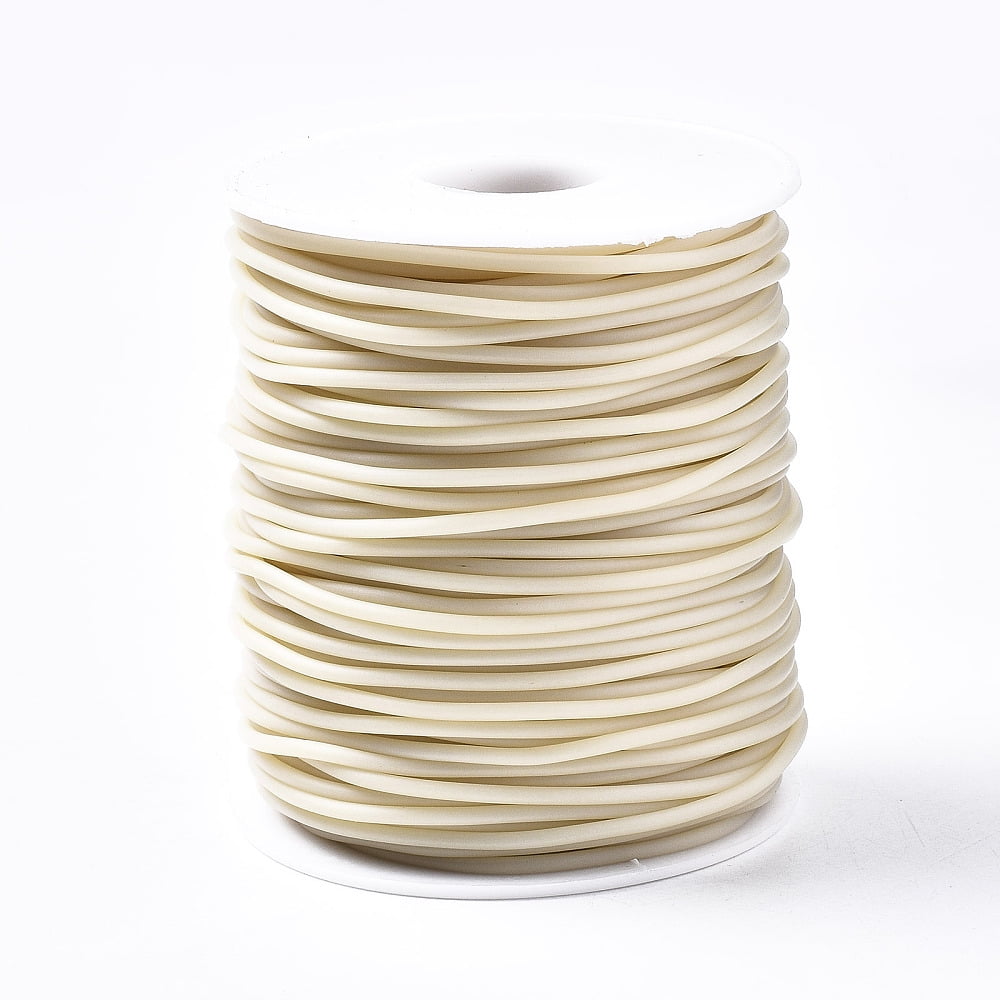 Hollow Pipe PVC Tubular Rubber Cord Wrapped Around White Plastic Spool ...