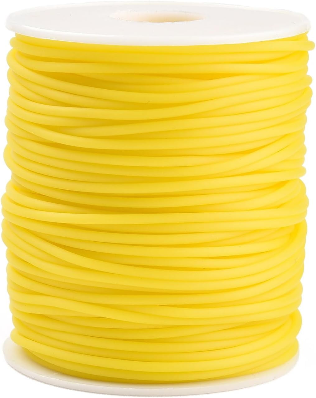 Hollow Pipe PVC Tubular Rubber Cord Wrapped Around White Plastic Spool ...