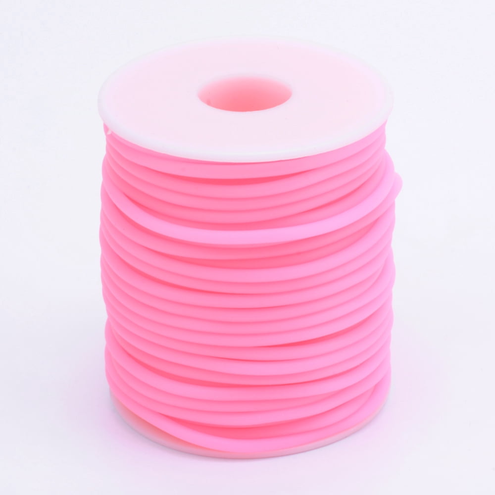 Hollow Pipe PVC Tubular Synthetic Rubber Cord Wrapped Around White ...