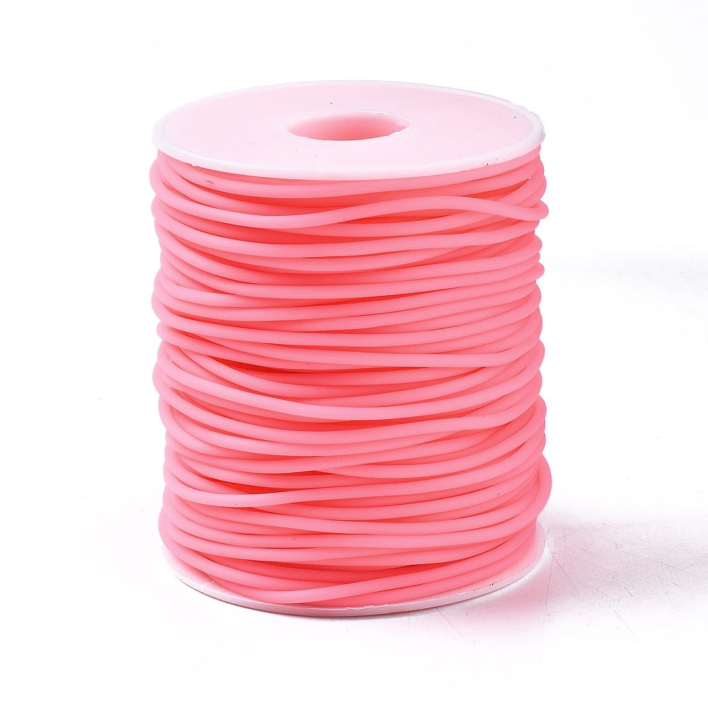 Hollow Pipe PVC Tubular Synthetic Rubber Cord Wrapped Around White ...