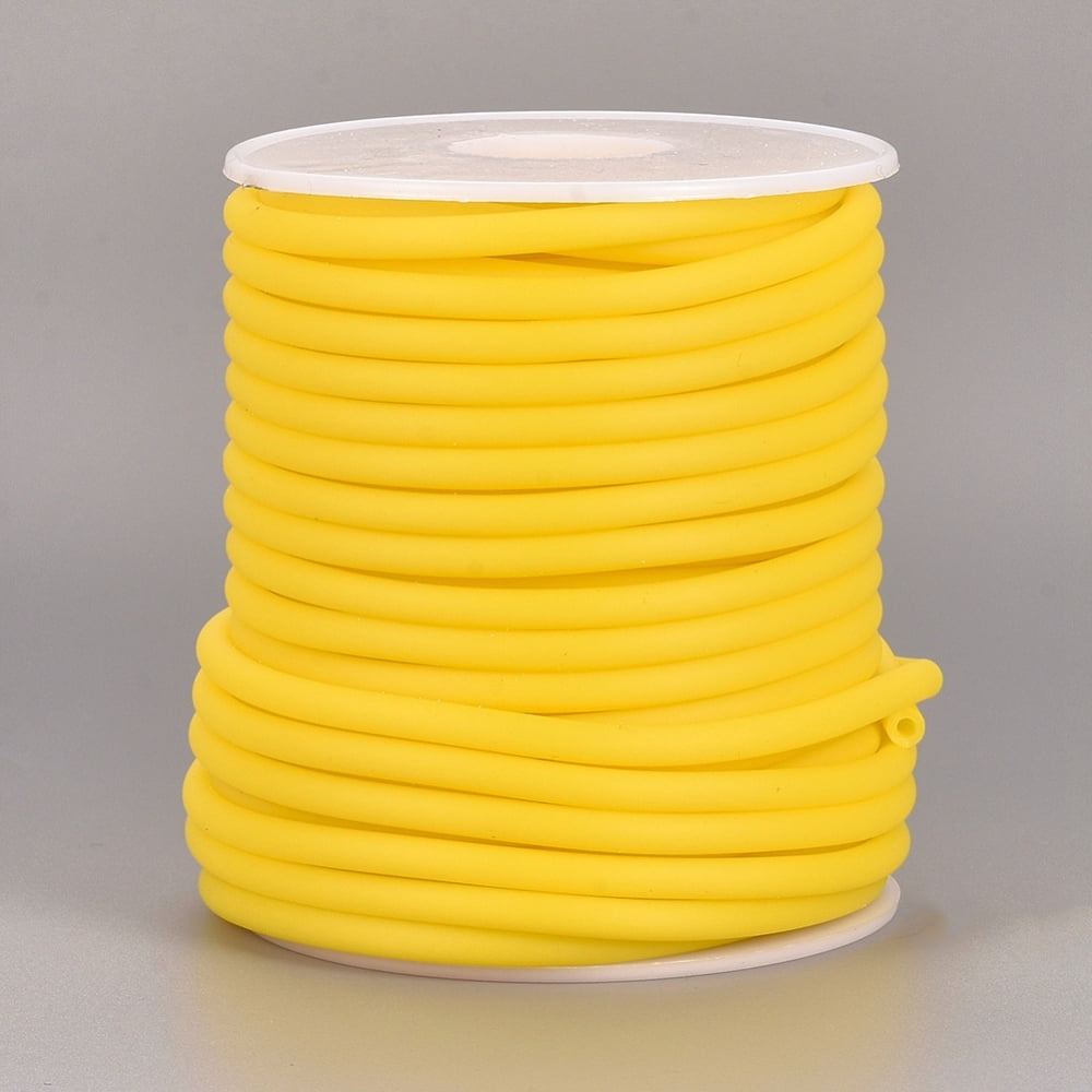 Hollow Pipe PVC Tubular Synthetic Rubber Cord Wrapped Around White ...