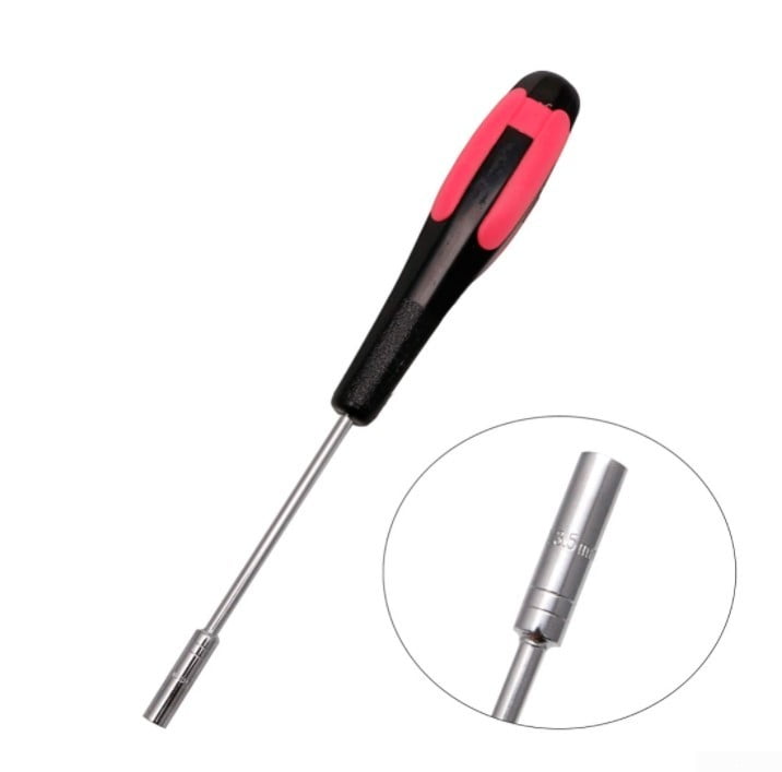 Hollow-Shaft Nut Socket Driver Hex 3-6mm Mini Handle Socket Wrenche ...