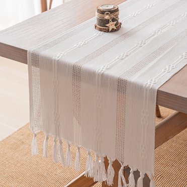 Brielle Home Woodsworth Plaid 13-Piece Dining Set: Table Runner ...