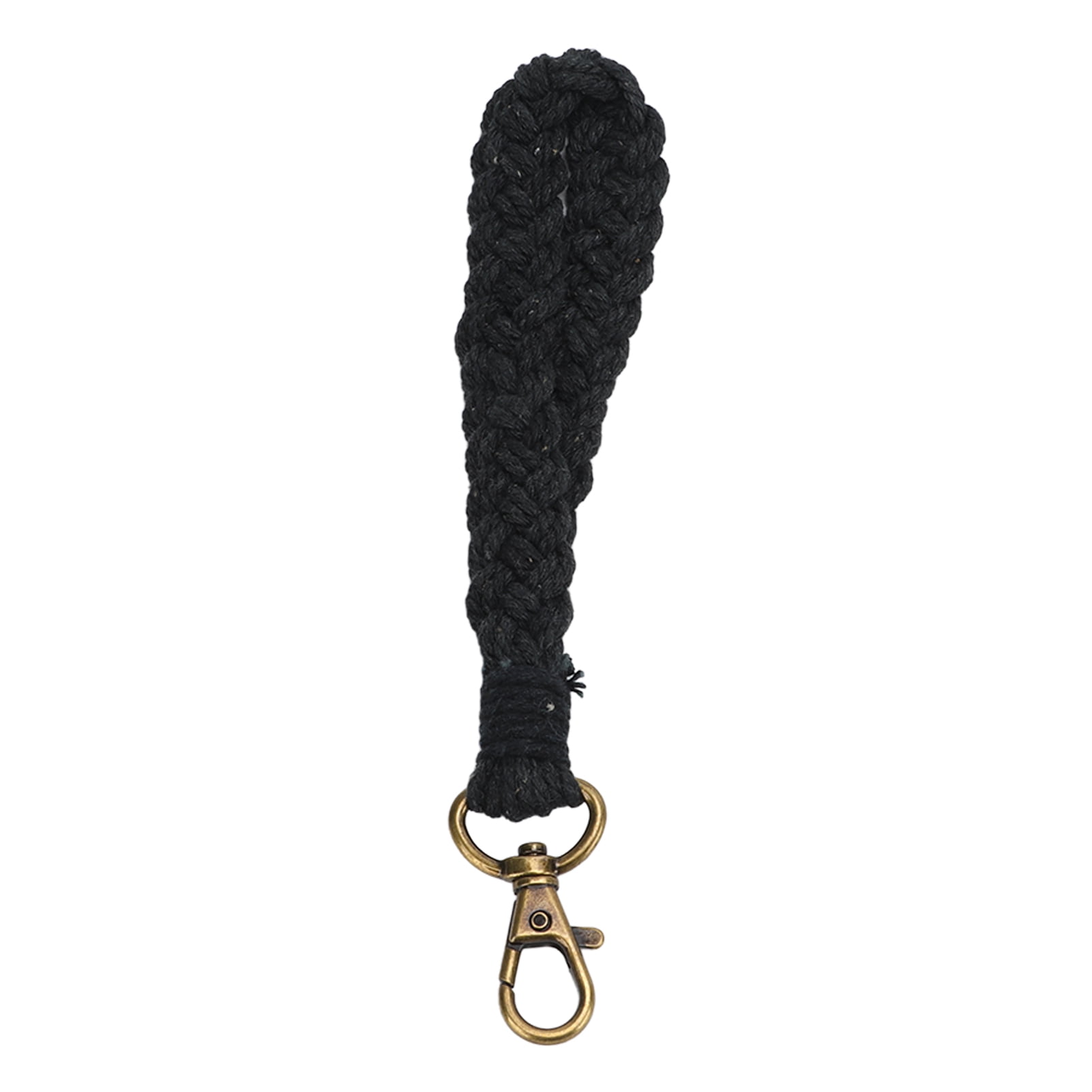 Hollow Style Cotton Rope Boho Keychain with Black Coating - Walmart.com