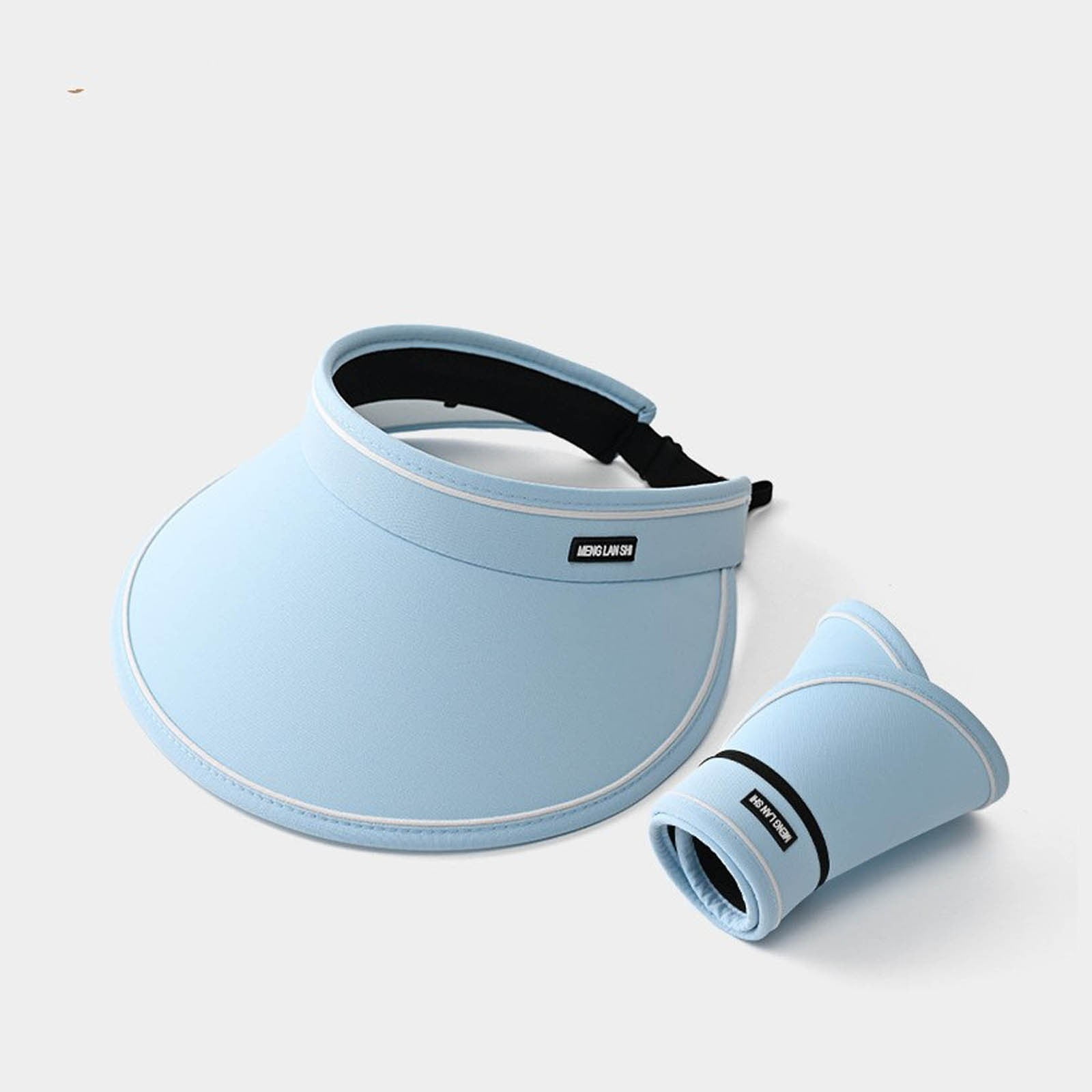 Hollow Top Sun Hat Large Brim For Face Shading Adjustable Hood ...