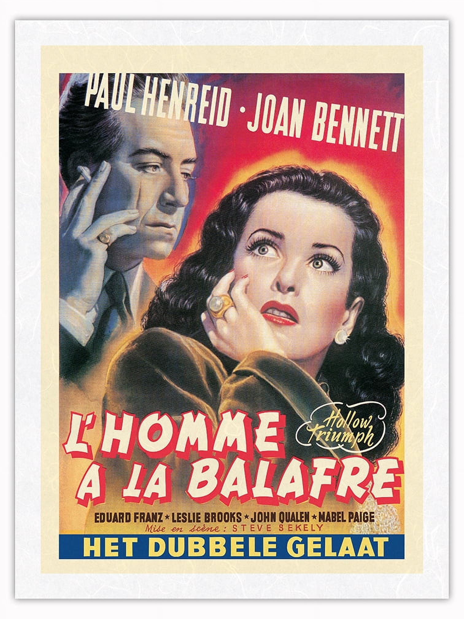 Hollow Triumph (L’Homme A La Balafre) - Starring Paul Henreid, Joan ...