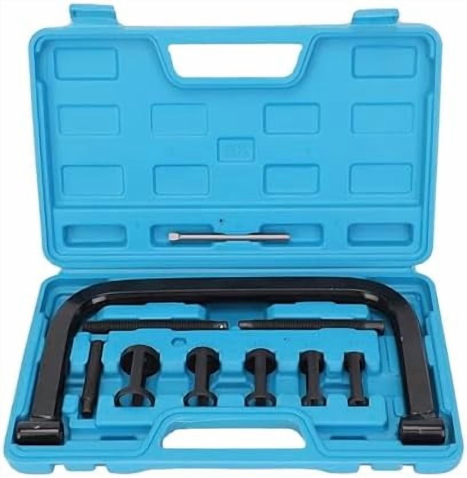 Hollow Valve Spring Compressor, 10pcs Auto Compression C-Clamp Tool ...