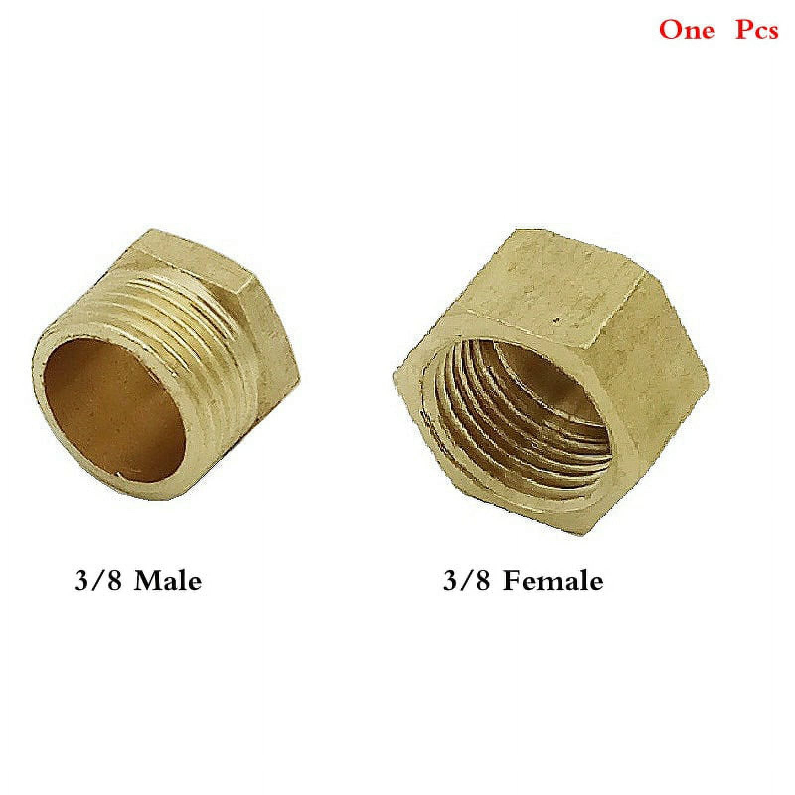 Hollow hex head pipe plugs,Copper 3/8" Male Female Thread M/F Brass ...