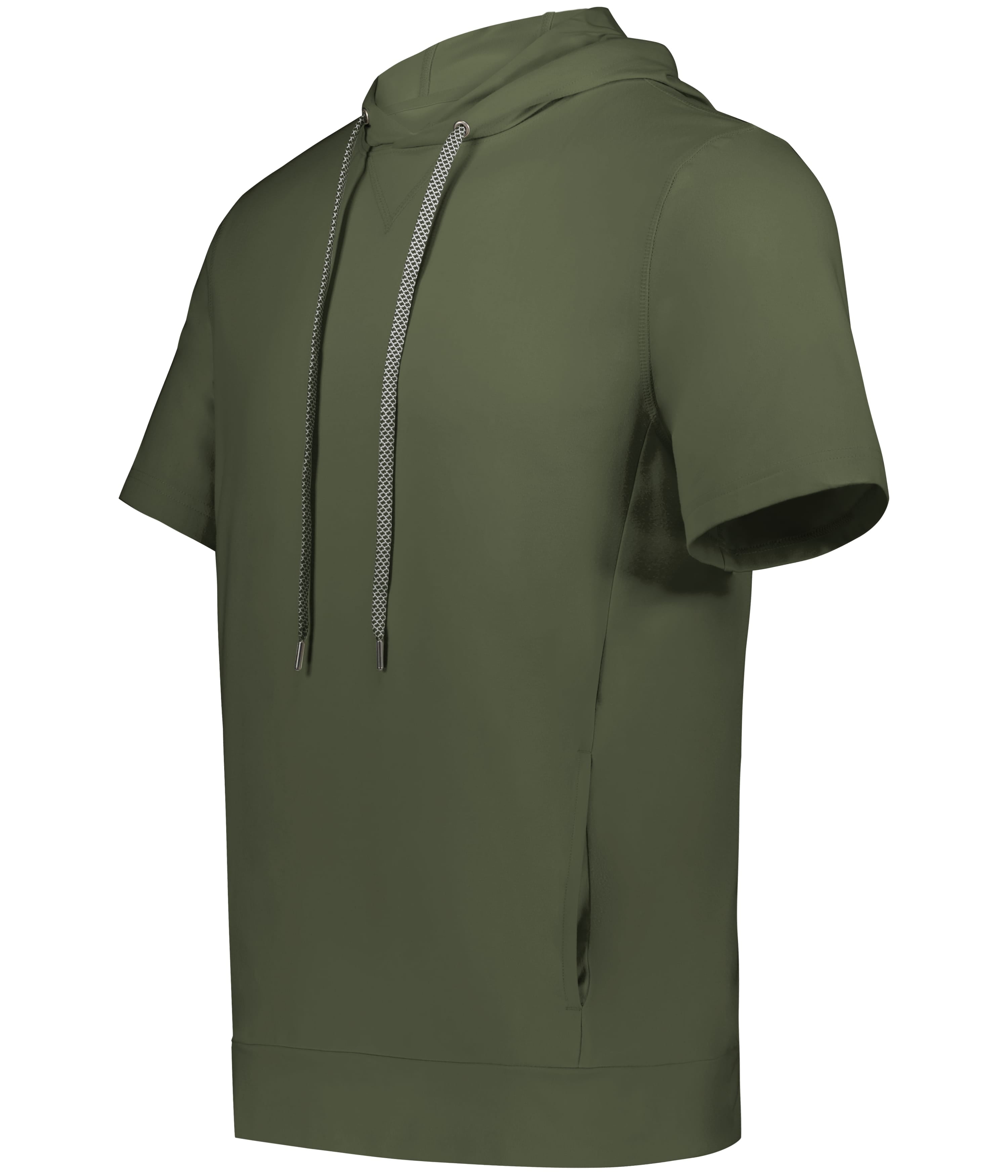 Holloway B23764645 Eco Revive Ventura Soft Knit Short Sleeve Hoodie, Olive - Large - Walmart.com