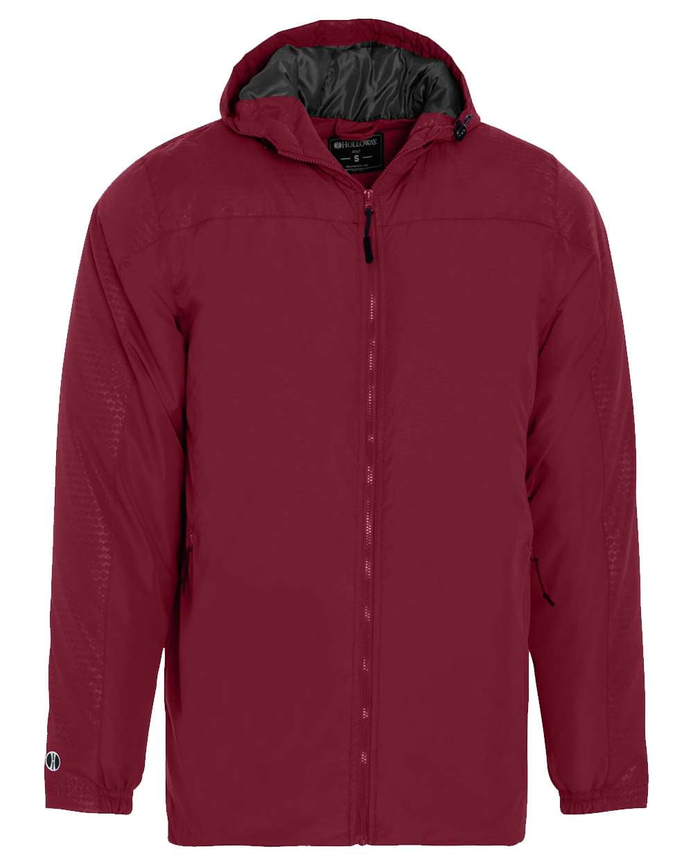 Holloway M Bionic Hooded Jacket Scarlet/Carbon 229017 - Walmart.com