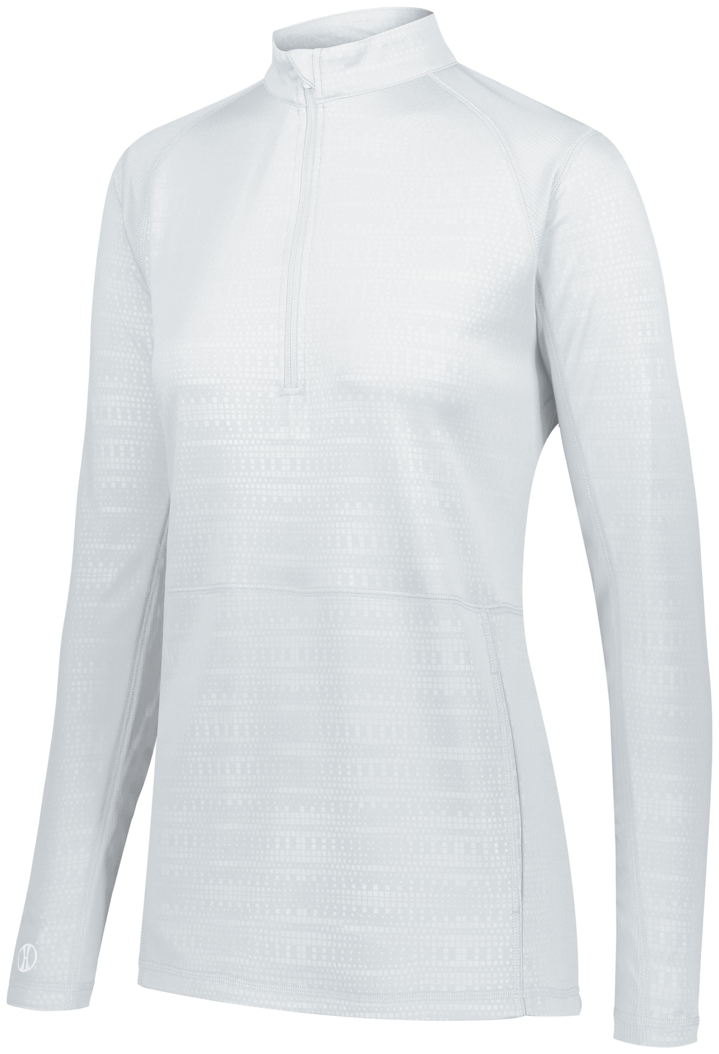 Holloway M Ladies Converge 1/2 Zip Pullover White 222765 - Walmart.com